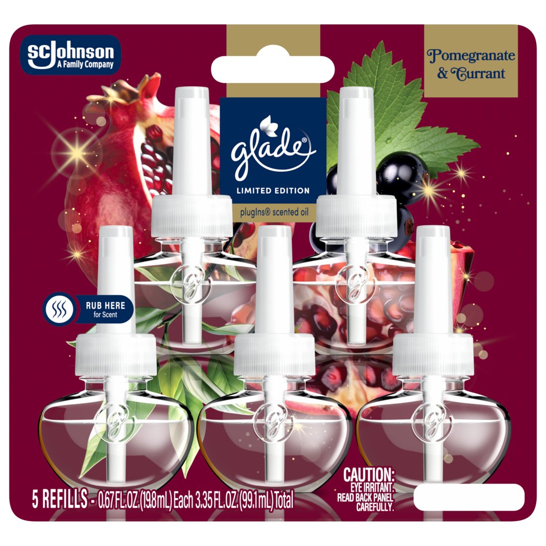 Glade Limited Edition PlugIn Scented Oil - Pomegranate & Currant - Shop ...