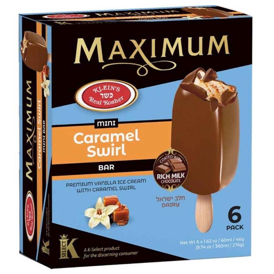 Klein's Kosher Maximum Mini Caramel Swirl Bars - Shop Bars & pops at H-E-B