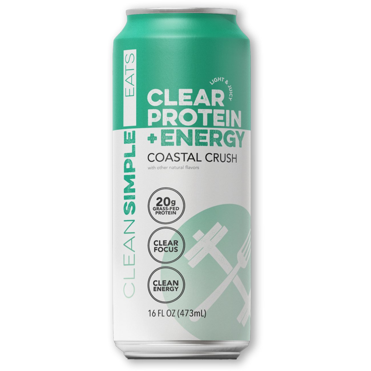 Clean Simple Eats Clear Protein + Energy Drink - Coastal Crush - Shop ...