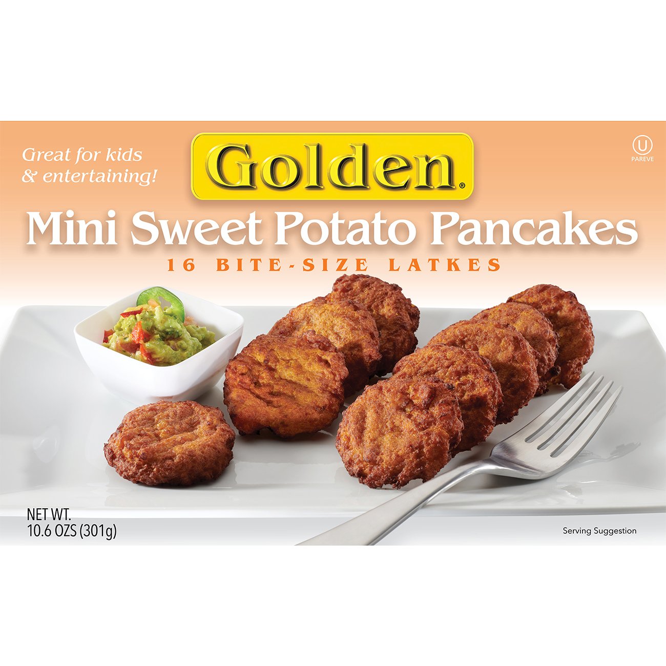 Golden Kosher Mini Sweet Potato Pancakes Latkes - Shop Appetizers at H-E-B