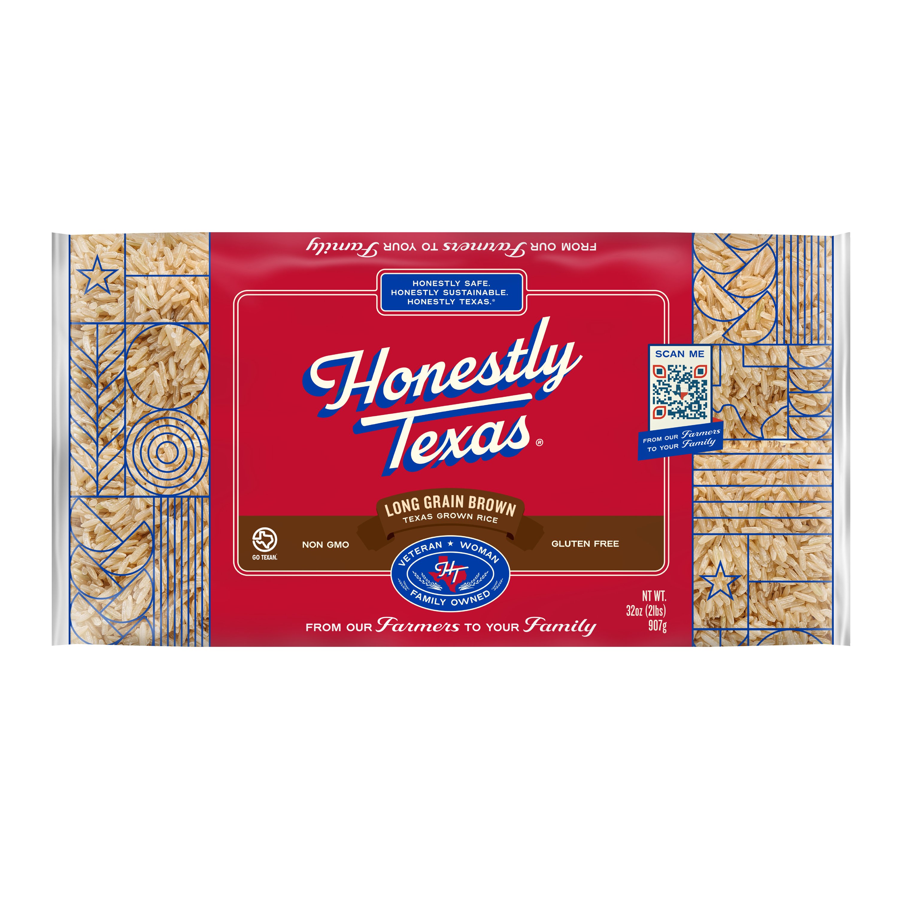 Honestly Texas Long Grain Texas Grown Brown Rice - Shop Rice & grains ...