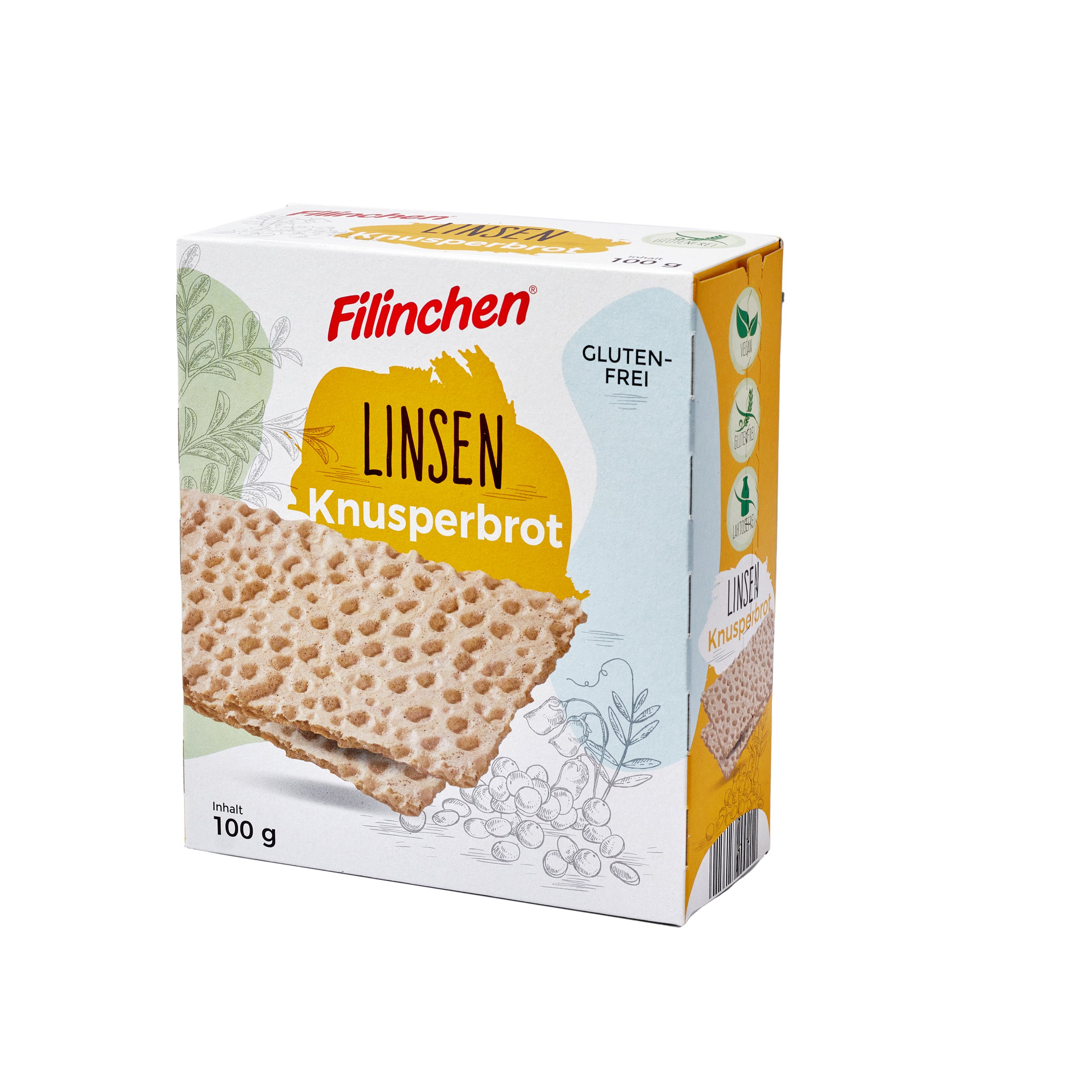 Filinchen Lentil Waffle Crisp Bread, 3.53 oz | Central Market - Really ...