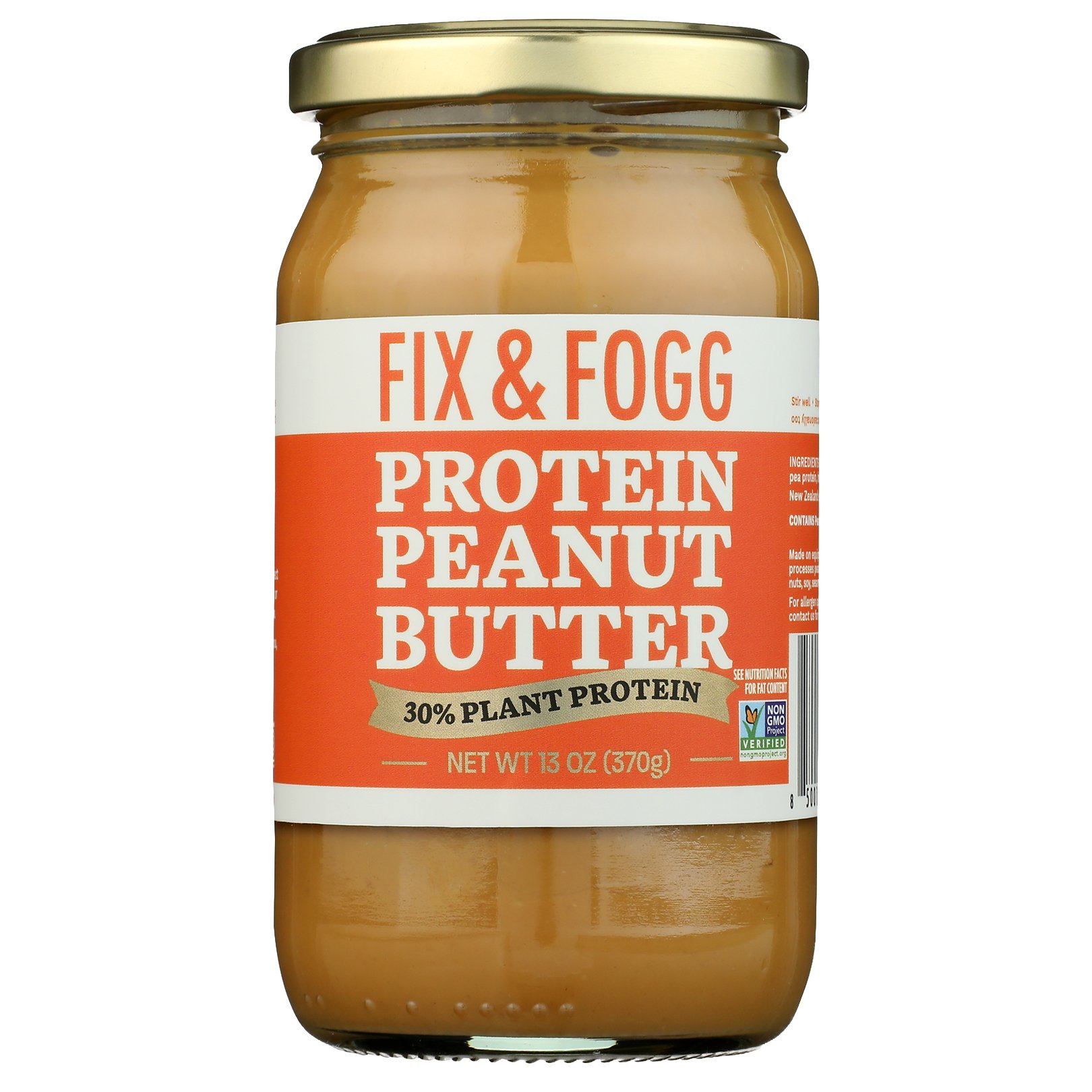 Fix & Fogg Protein Peanut Butter, 13 oz | Central Market - Really Into Food