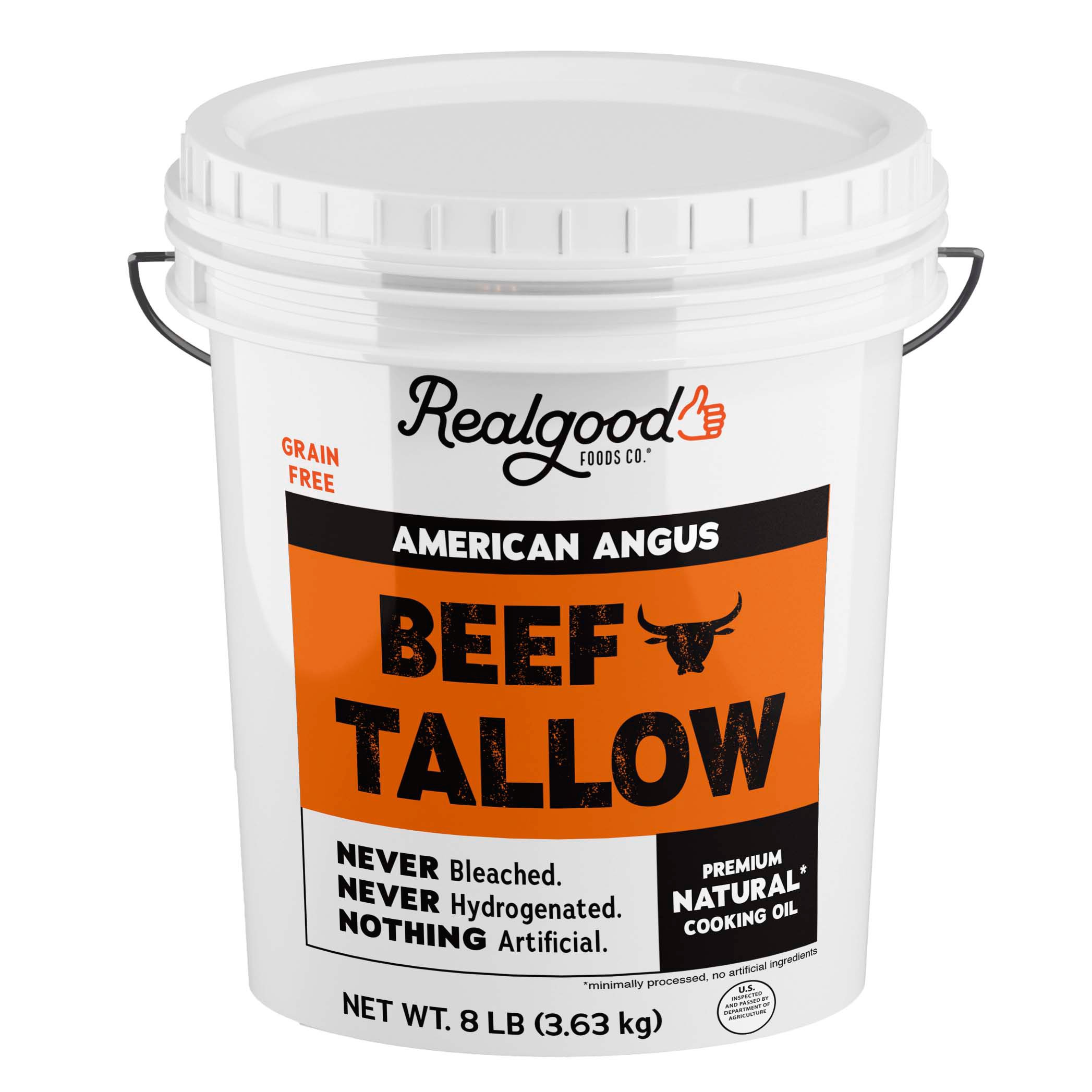 Real Good Foods American Angus Beef Tallow Cooking Oil - Shop Oils at H-E-B