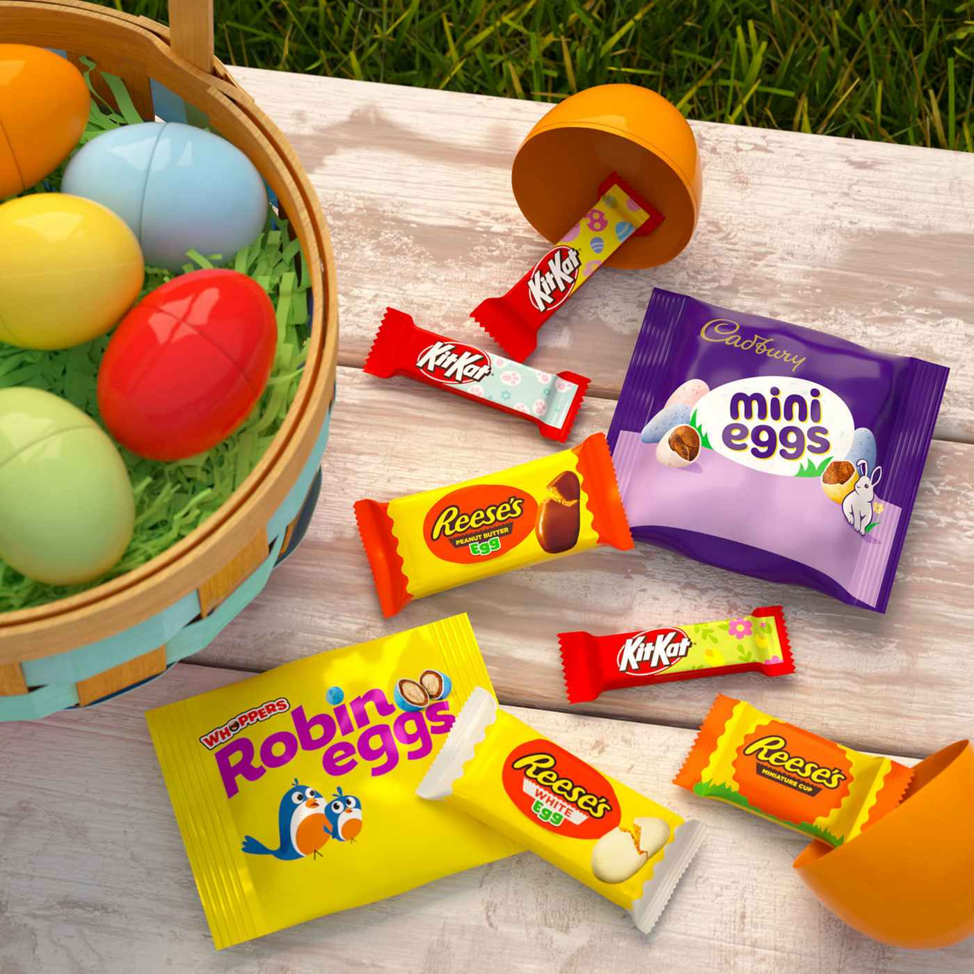 Reese's Kit Kat, Cadbury & Whoppers Assorted Easter Candy - Shop Candy ...