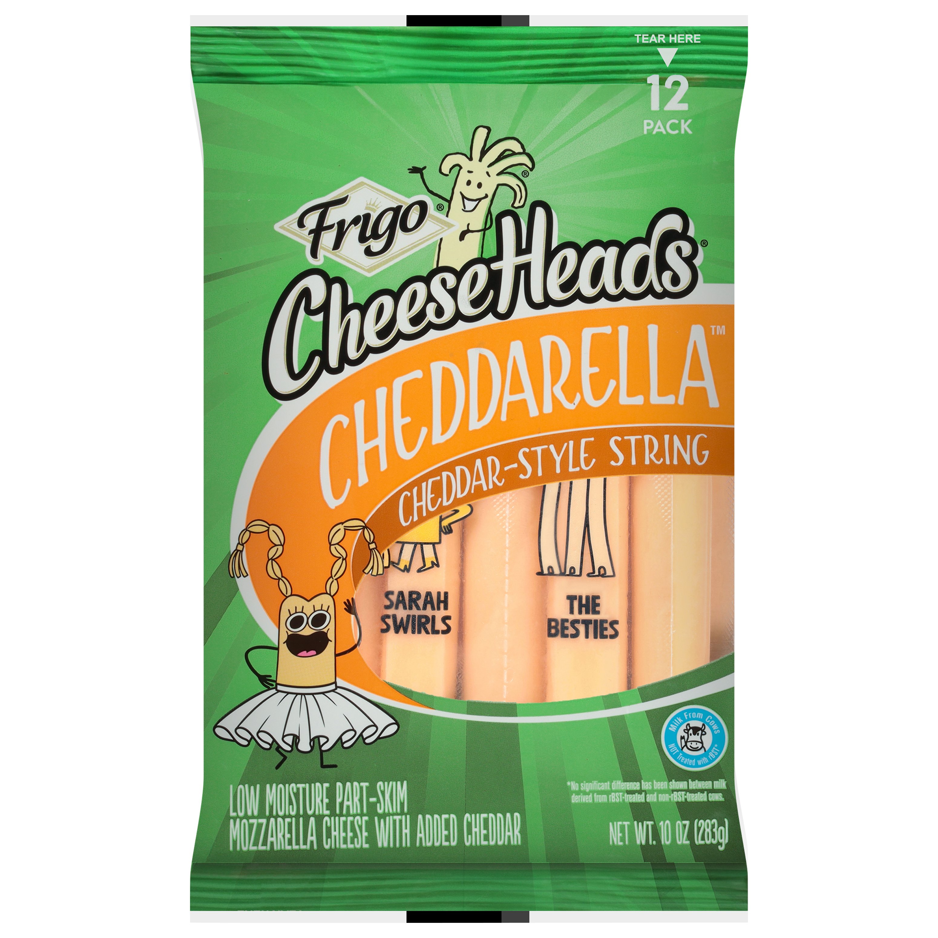 Frigo CheeseHeads Cheddarella String Cheese - Shop Cheese at H-E-B