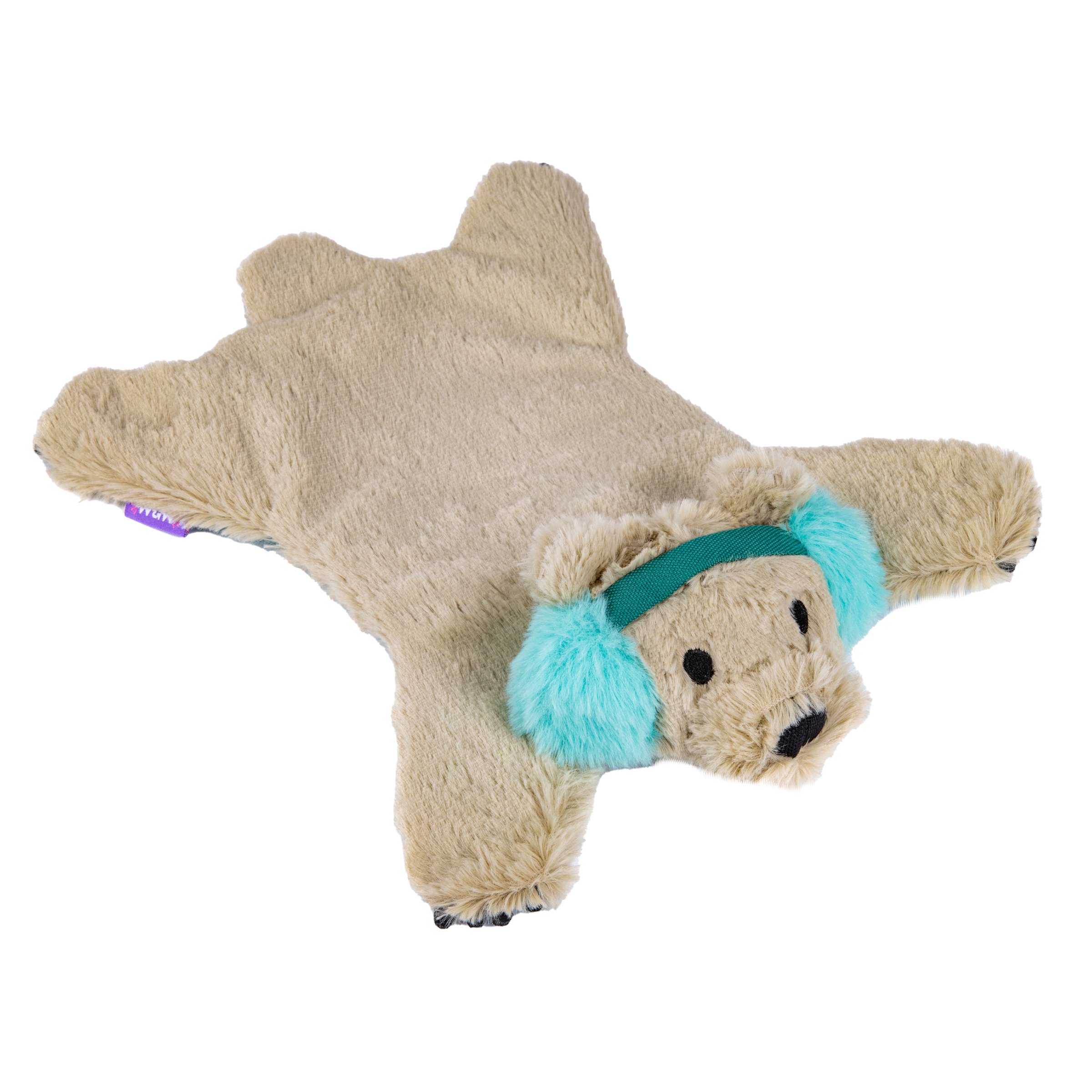 Woof & Whiskers Polar Bear Blue Dog Toy - Shop Plush toys at H-E-B
