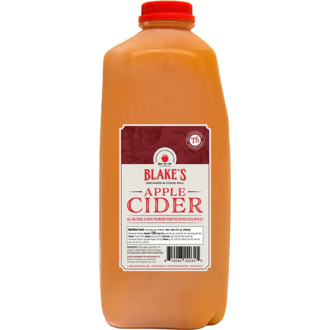 Blake's Orchard & Cider Mill Sweet Apple Cider, 64 oz | Central Market ...