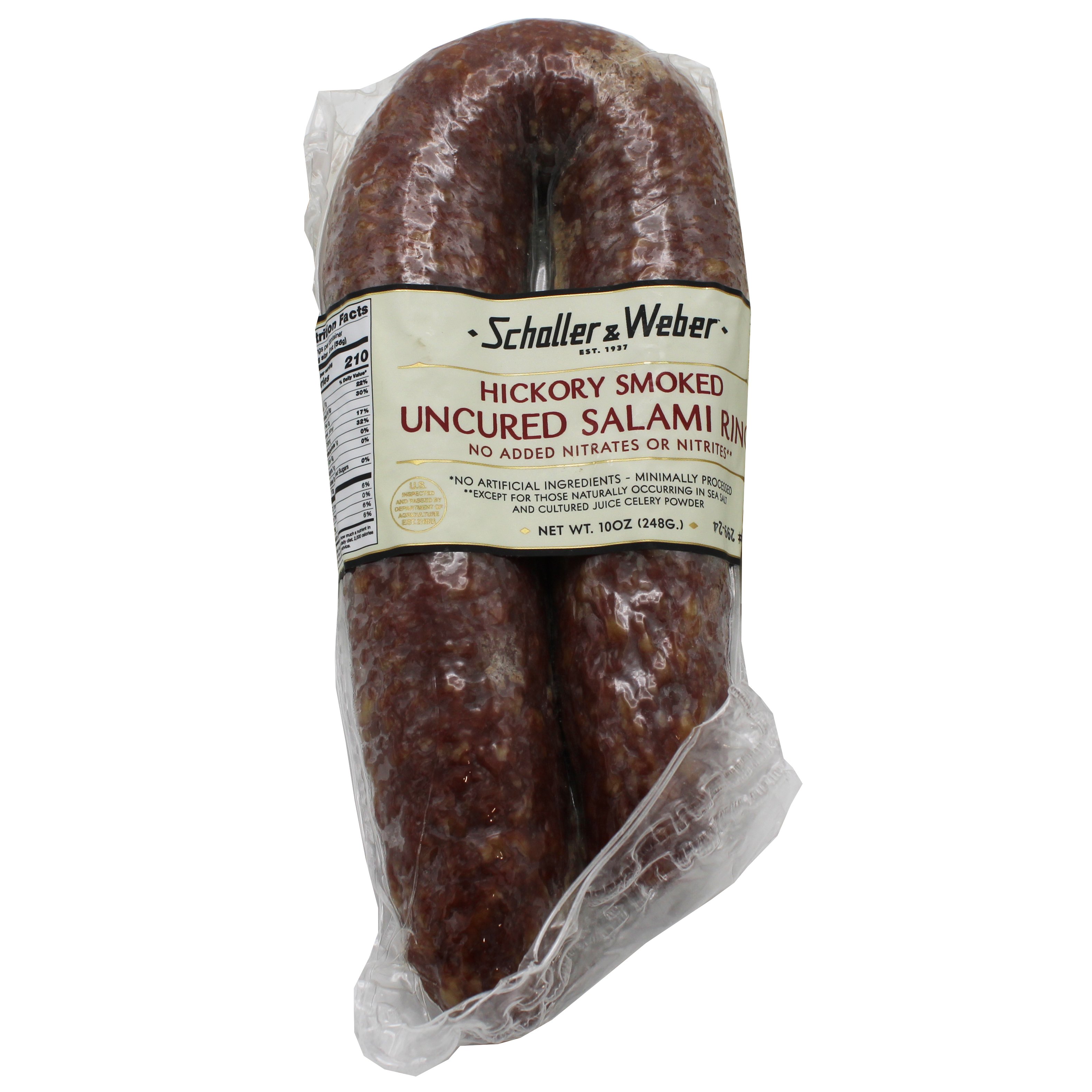Schaller & Weber Smoked Salami Ring, 10 oz | Central Market - Really ...