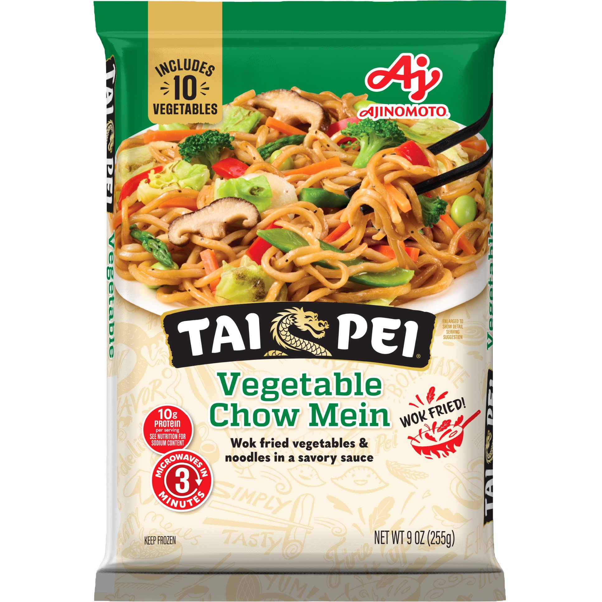 Tai Pei Vegetable Chow Mein Frozen Meal - Shop Entrees & sides at H-E-B