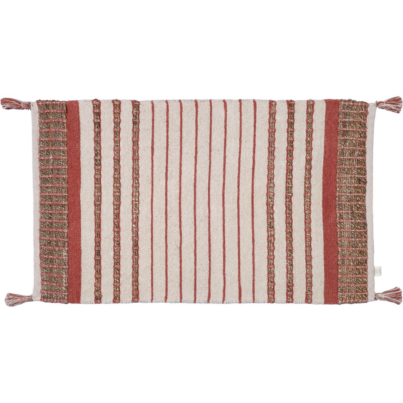 Haven + Key Striped Woven Scatter Rug - Clay - Shop Seasonal decor at H-E-B