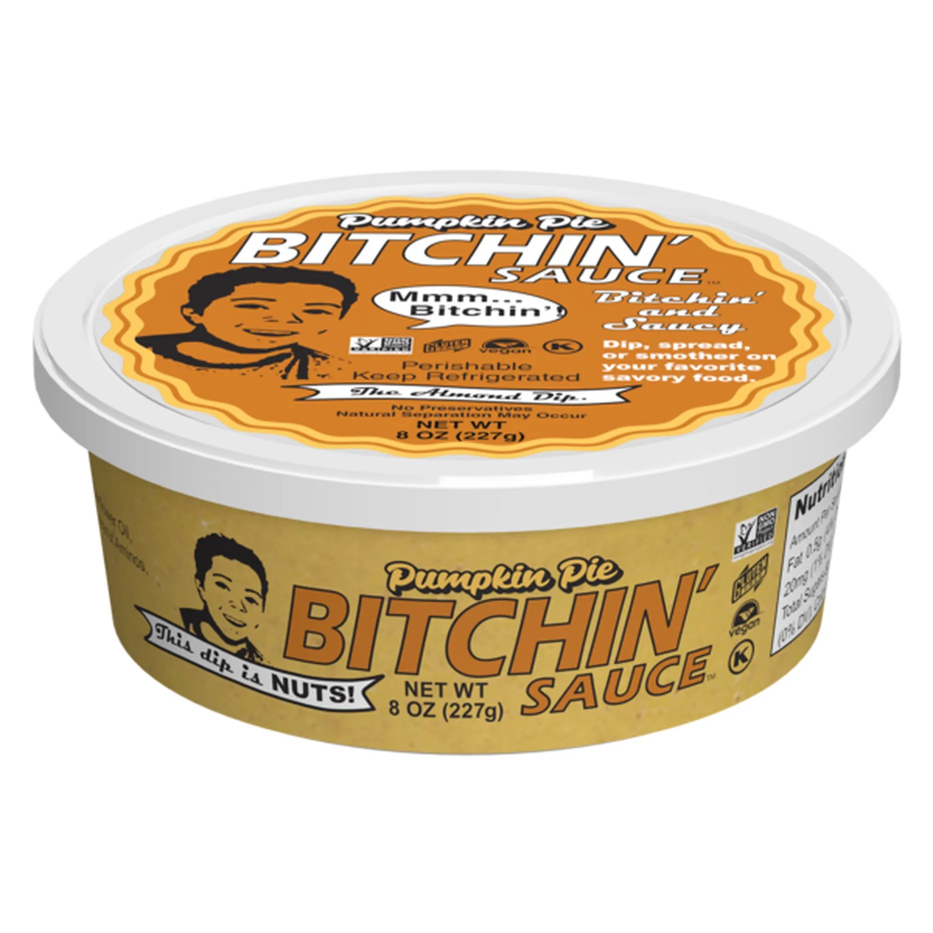 Bitchin' Sauce Pumpkin Pie, 8 oz | Central Market - Really Into Food
