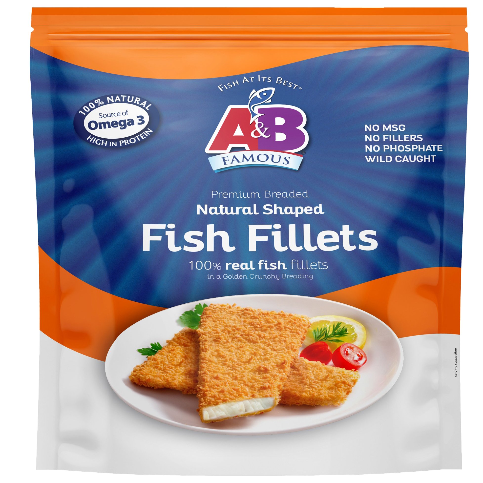 A&B Famous Kosher Breaded Fish Fillets - Shop Fish at H-E-B