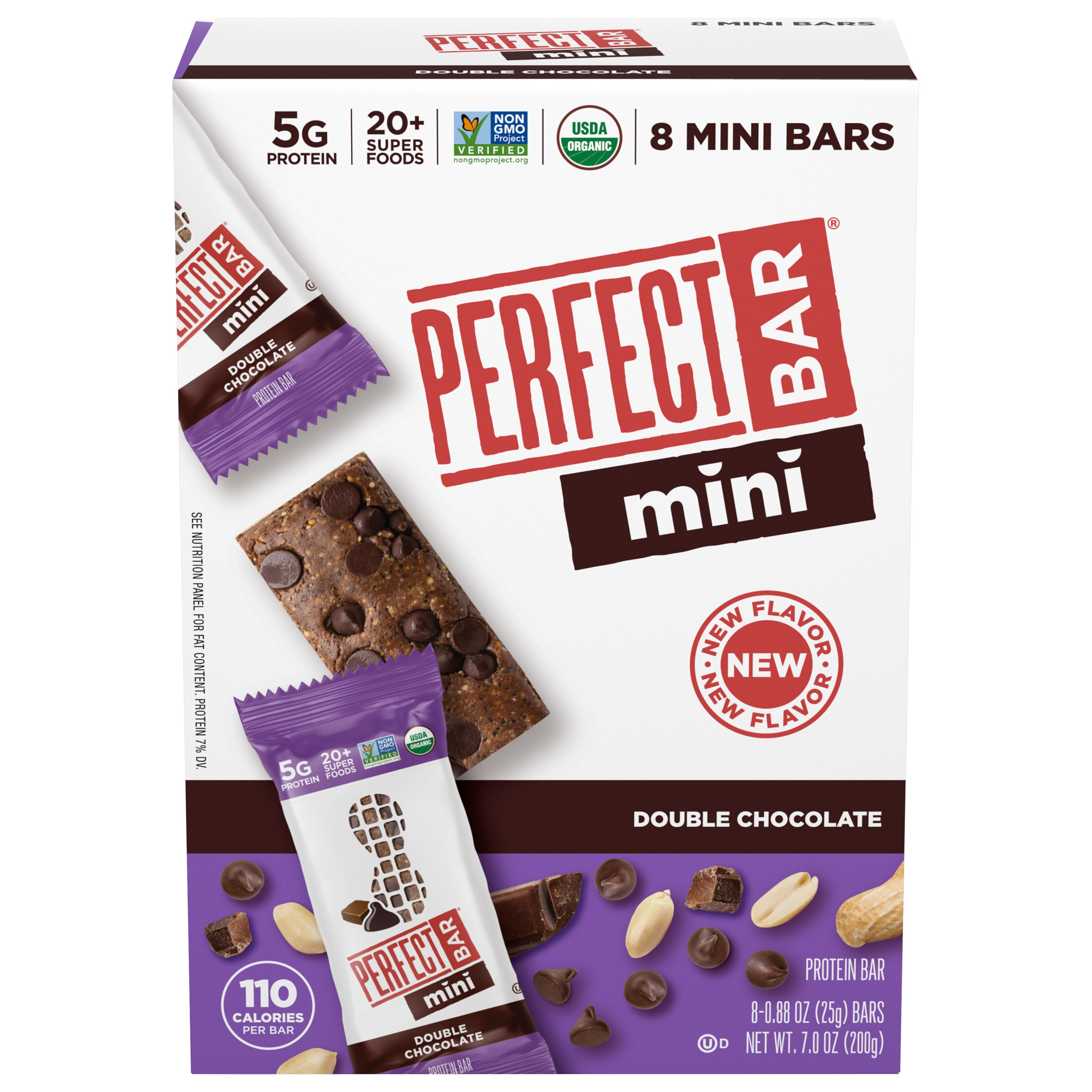 Perfect Bar Mini Double Chocolate - Shop Granola & snack bars at H-E-B