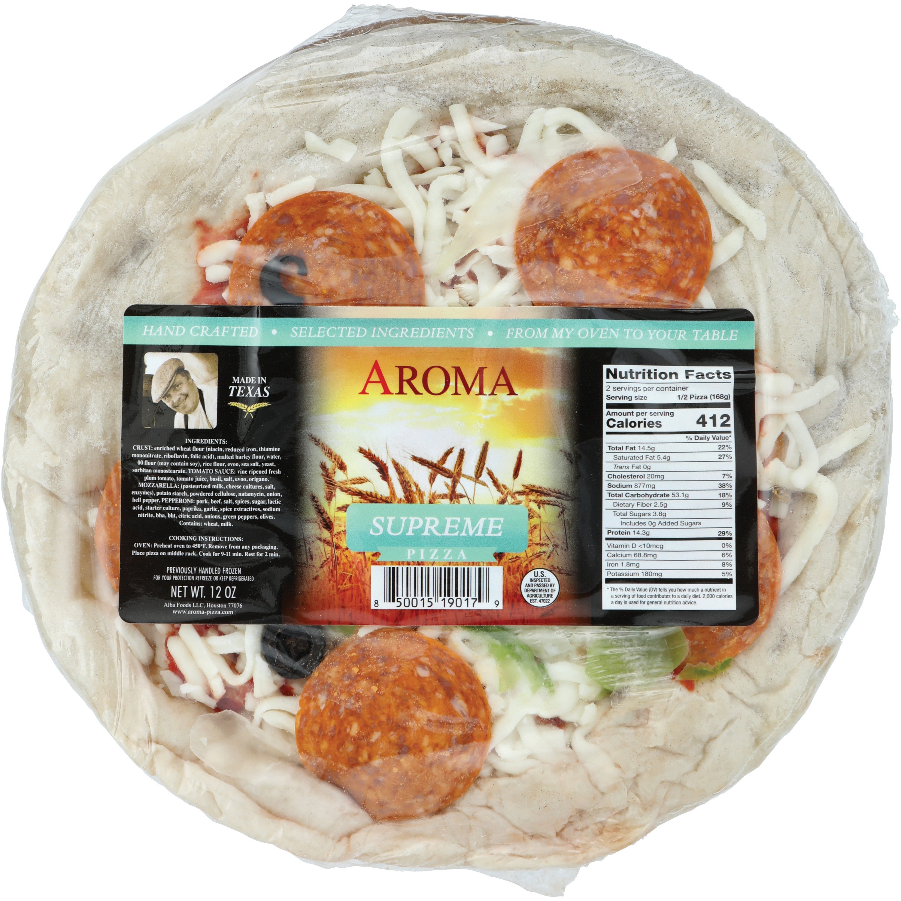 Aroma Supreme Personal Pizza - Shop Pizza at H-E-B