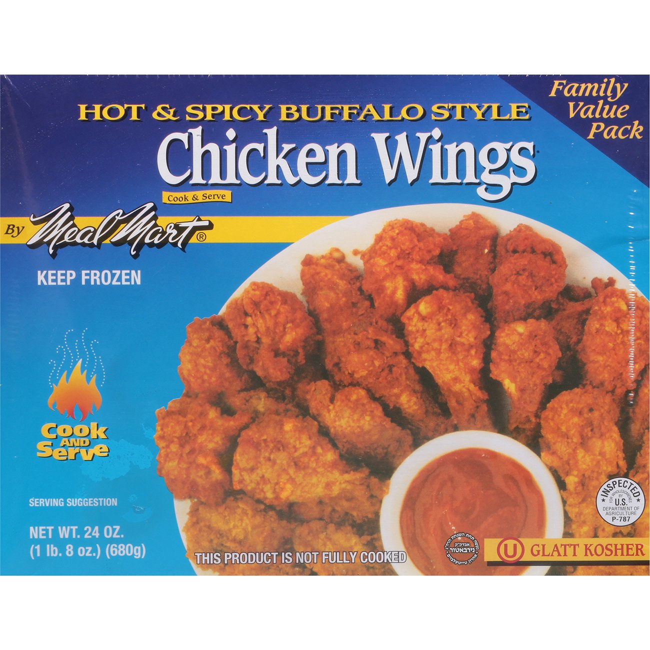 Meal Mart Kosher Buffalo Style Chicken Wings - Family Pack - Shop ...
