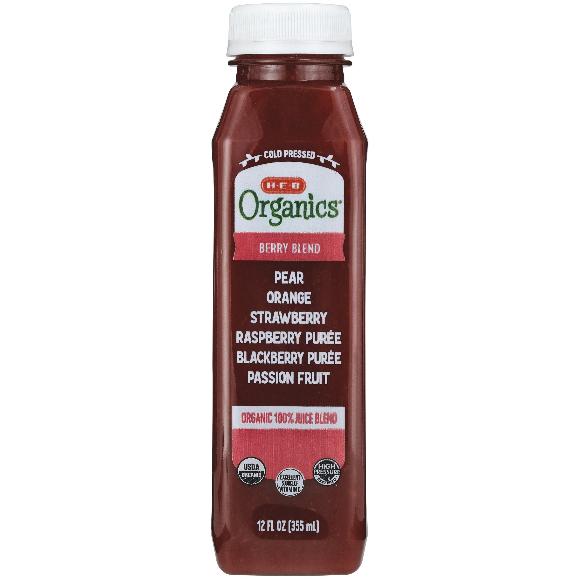 H-E-B Organics Cold-Pressed Juice - Berry Blend - Shop Juice at H-E-B