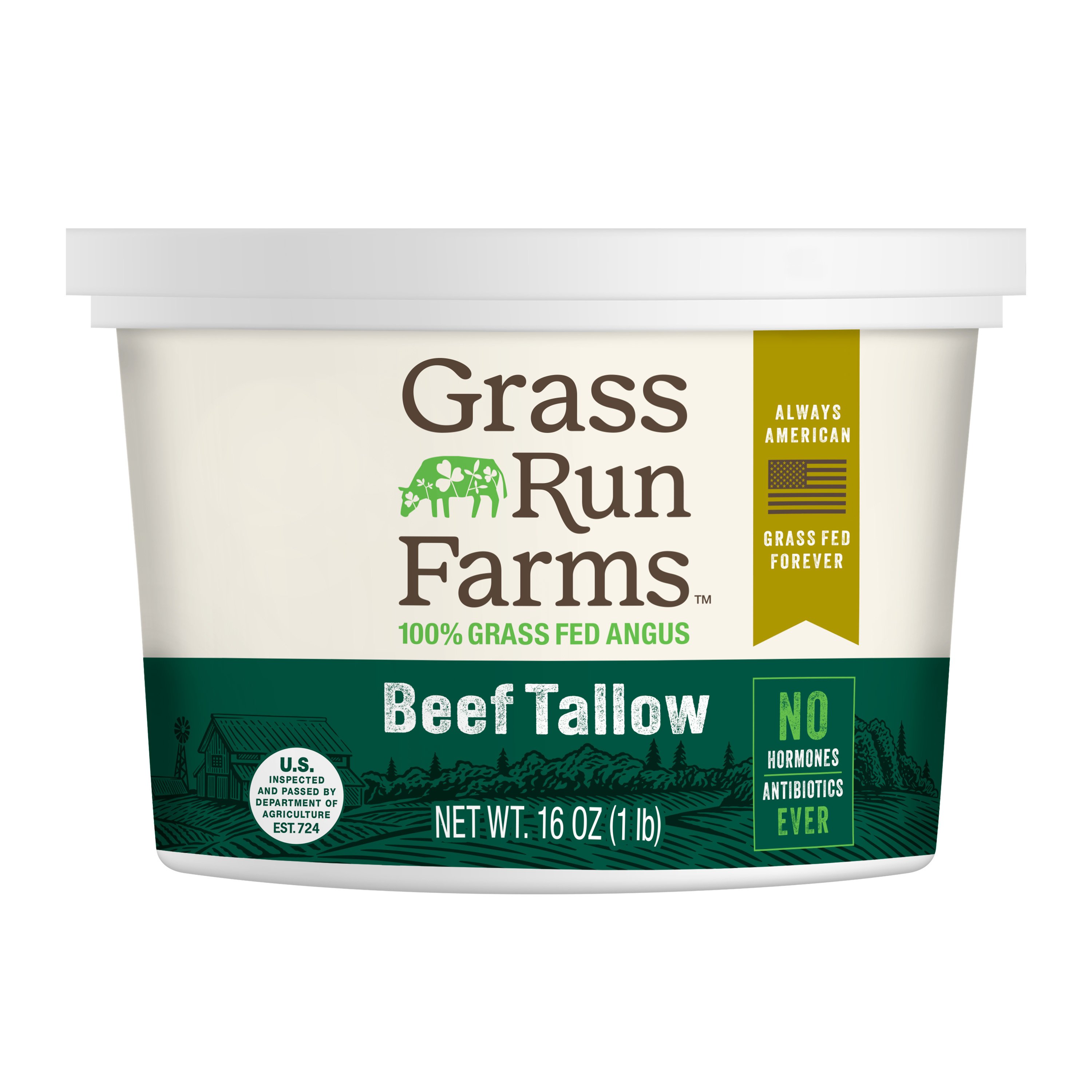 Grass Run Farms Beef Tallow - Shop Beef at H-E-B