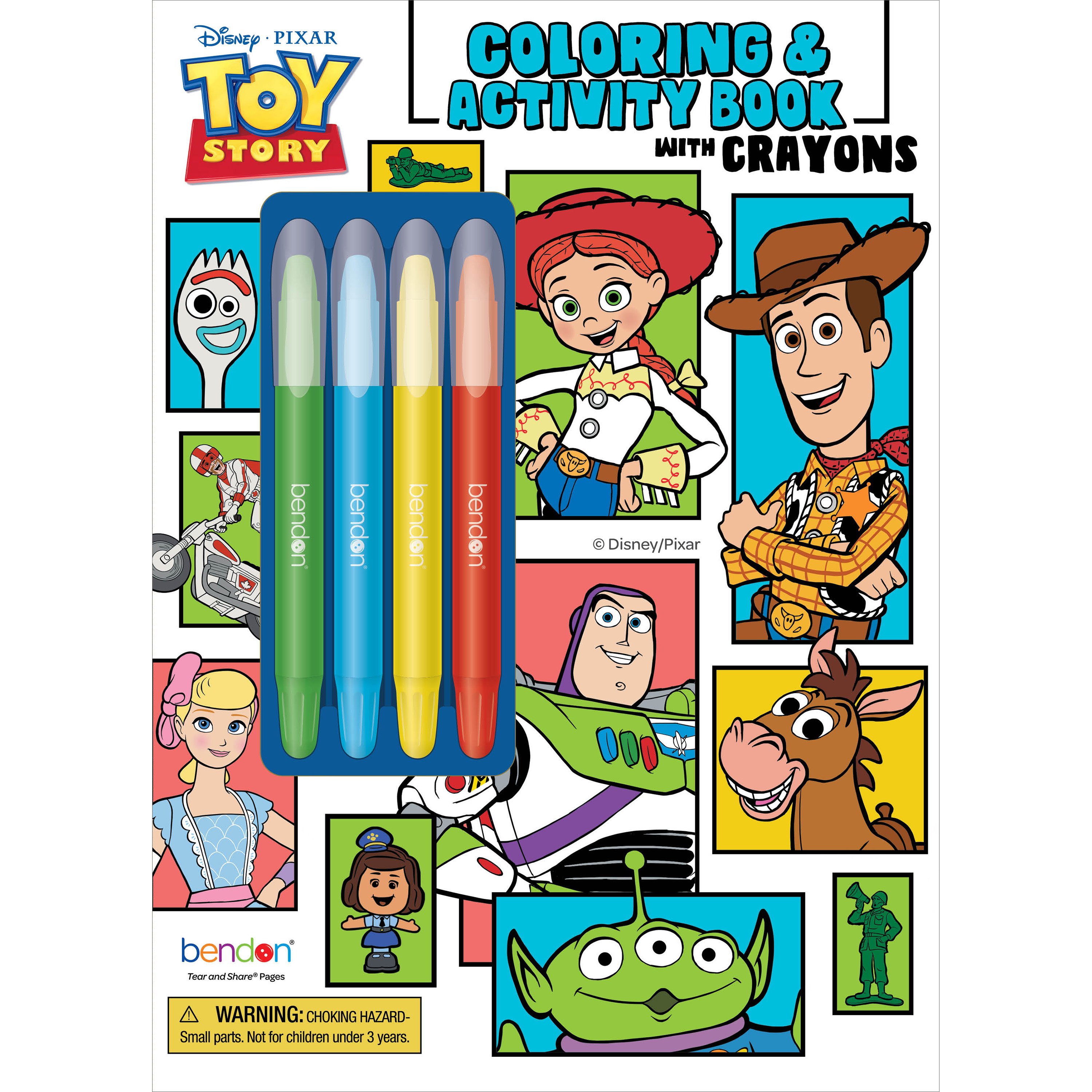 Bendon Toy Story Coloring & Activity Book with Crayons - Shop Books ...