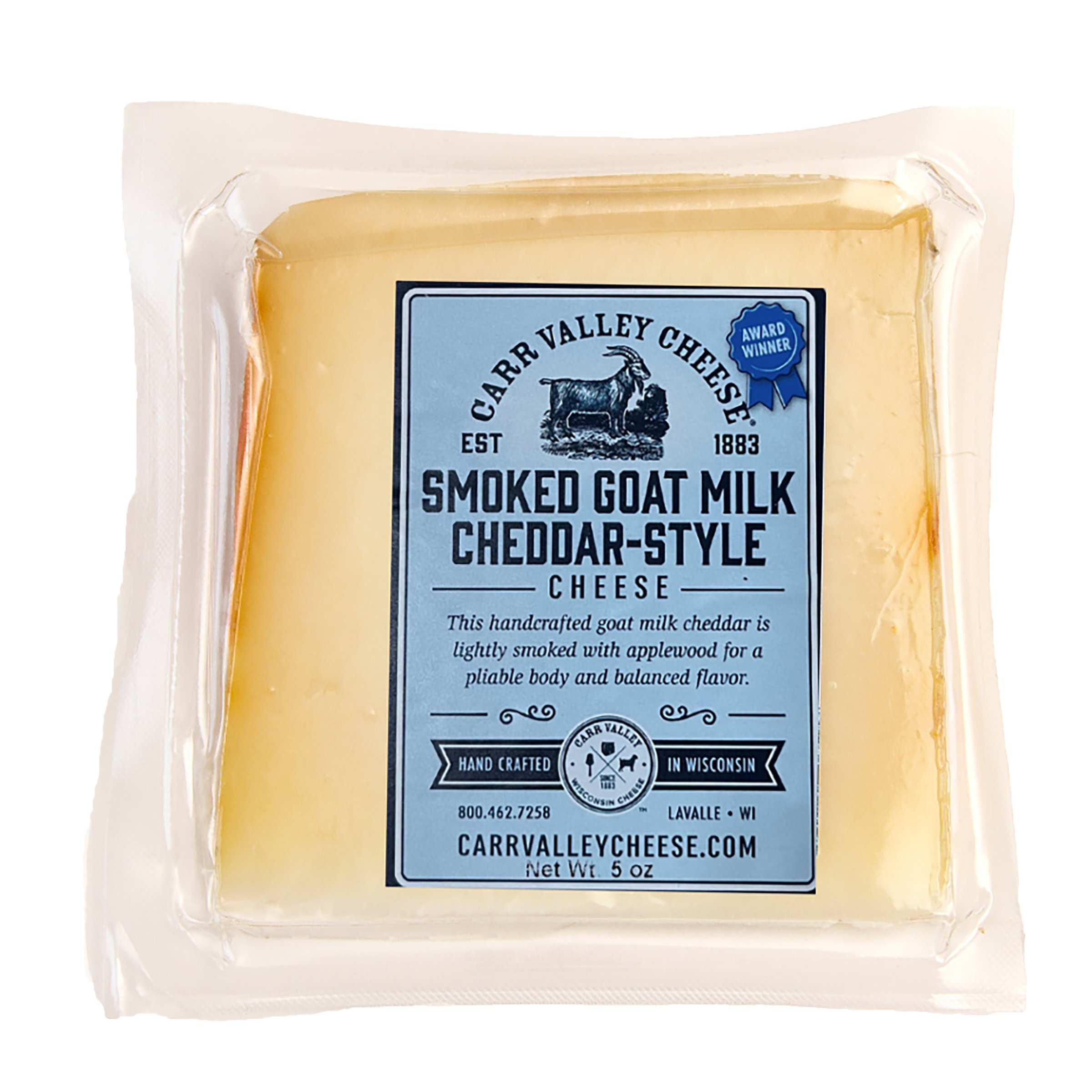Carr Valley Cheese Smoked Goat Milk Cheddar Cheese - Shop Cheese at H-E-B