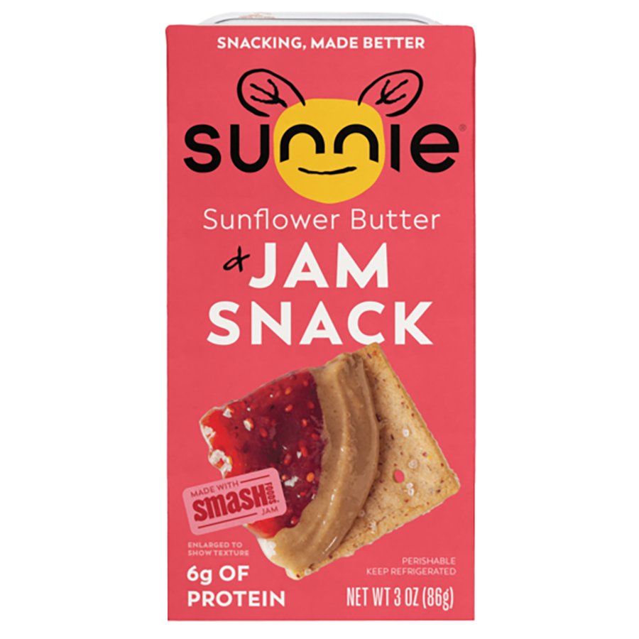 Sunnie Sunflower Butter + Strawberry Jam Snack, 3 oz | Central Market ...