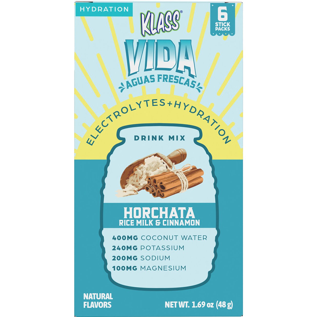Klass Vida Aguas Frescas Electrolytes + Hydration Stick Packs ...