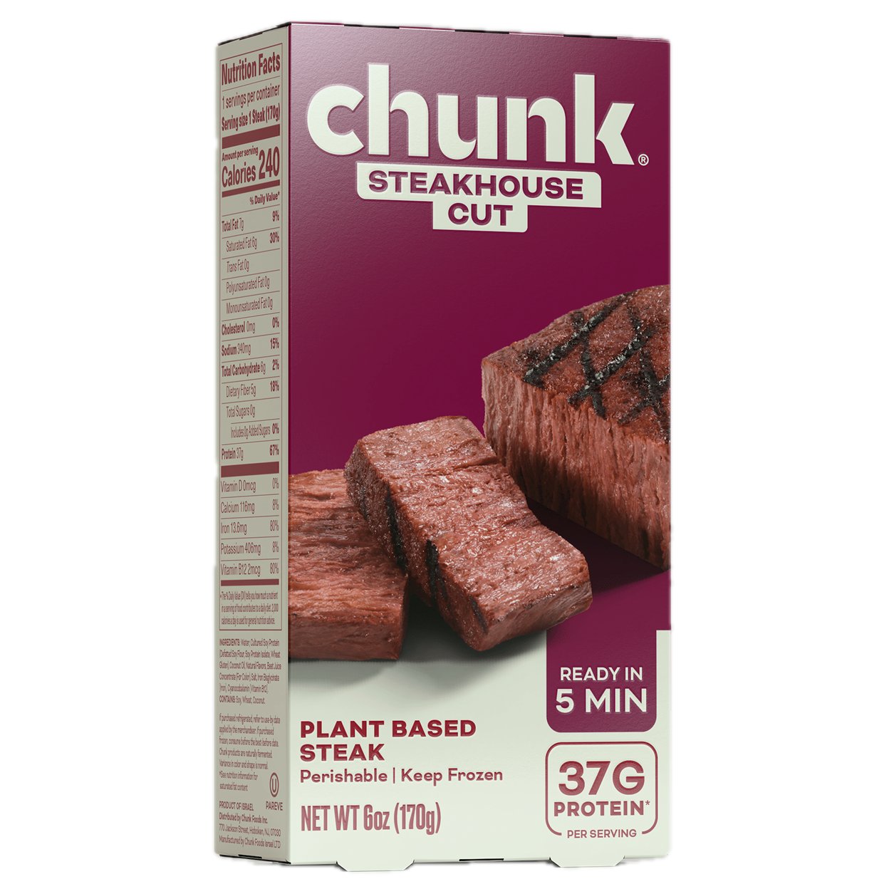 Chunk Plant Based Steakhouse Cut, 6 oz | Central Market - Really Into Food