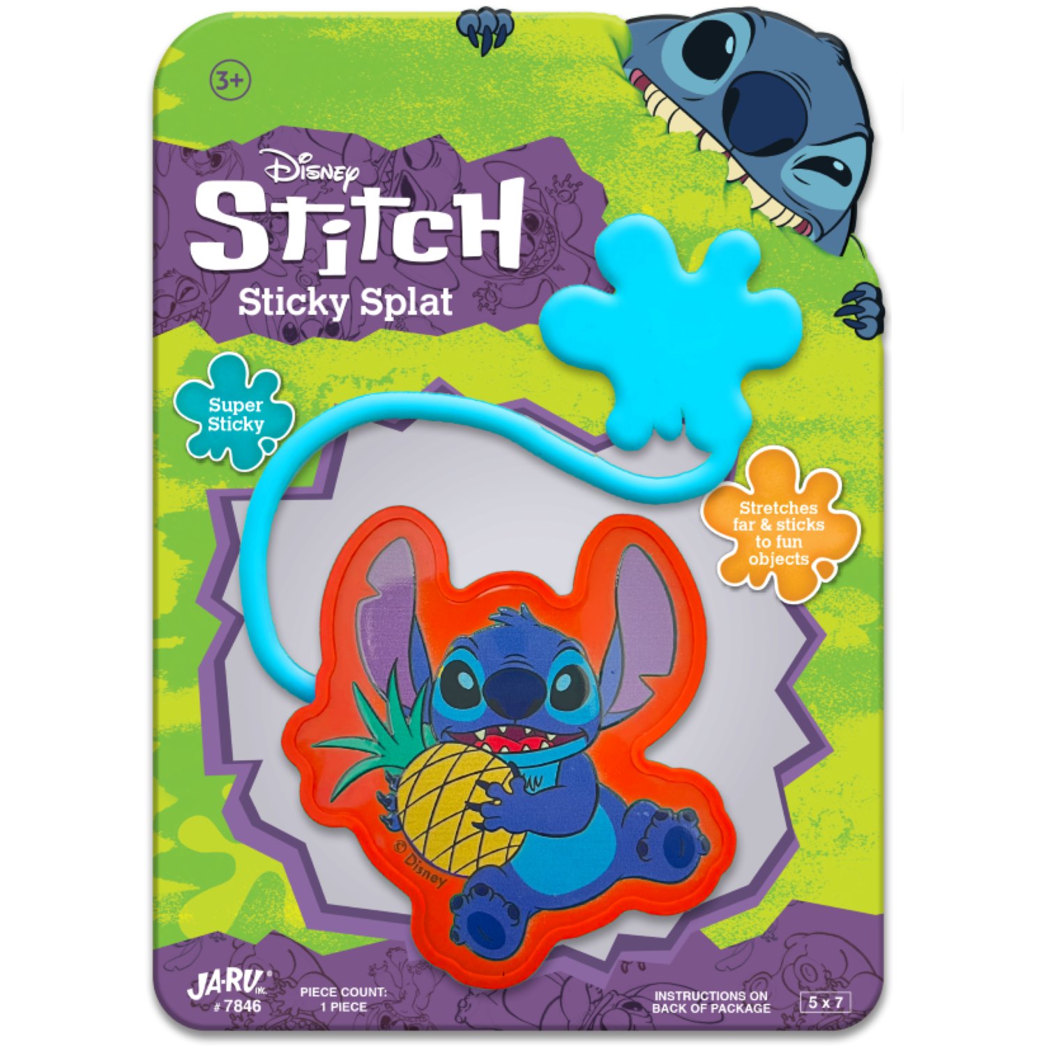 Ja-Ru Disney Stitch Sticky Splat - Assorted Styles - Shop Spinners & yo ...
