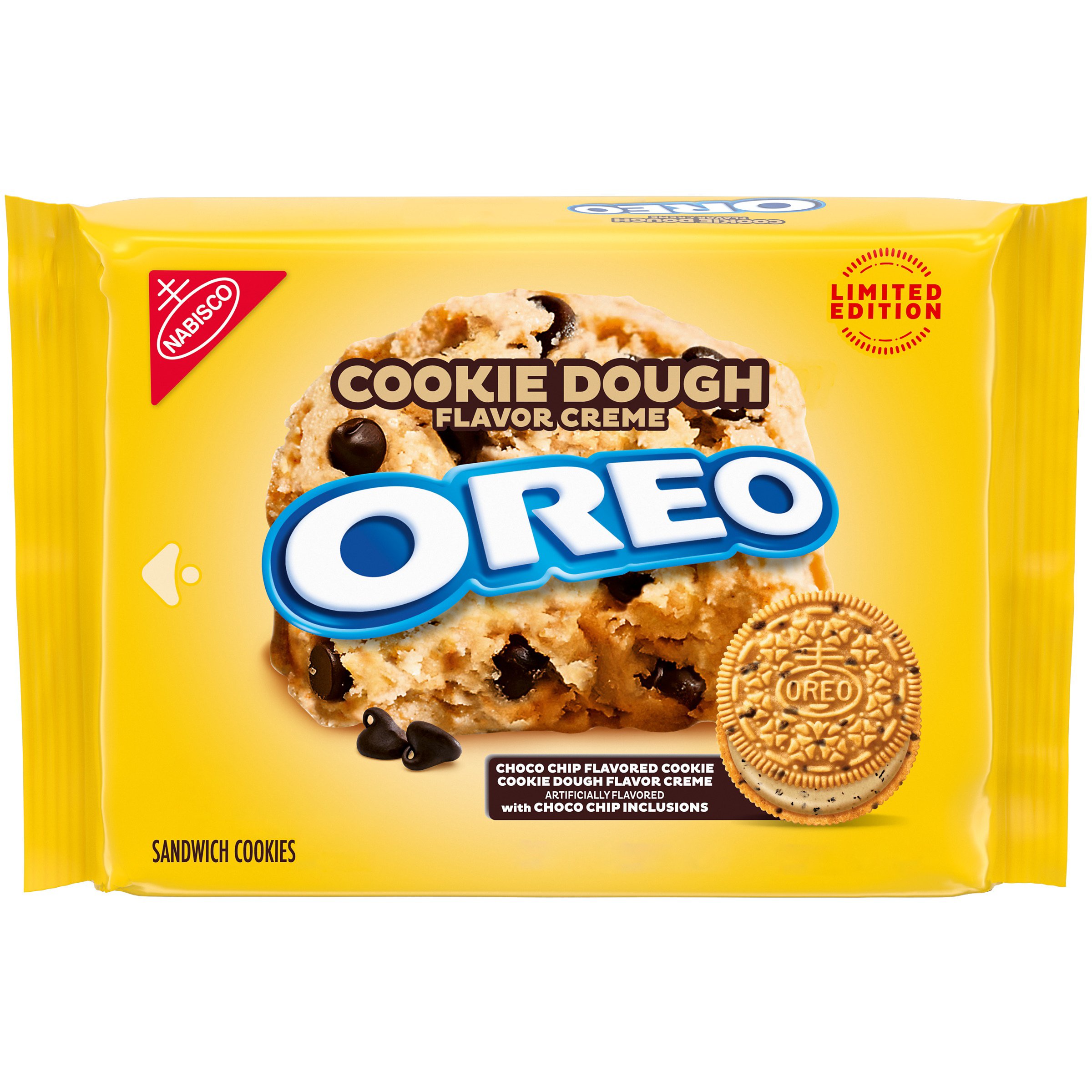 OREO Limited Edition Cookie Dough Sandwich Cookies - Shop Cookies at H-E-B
