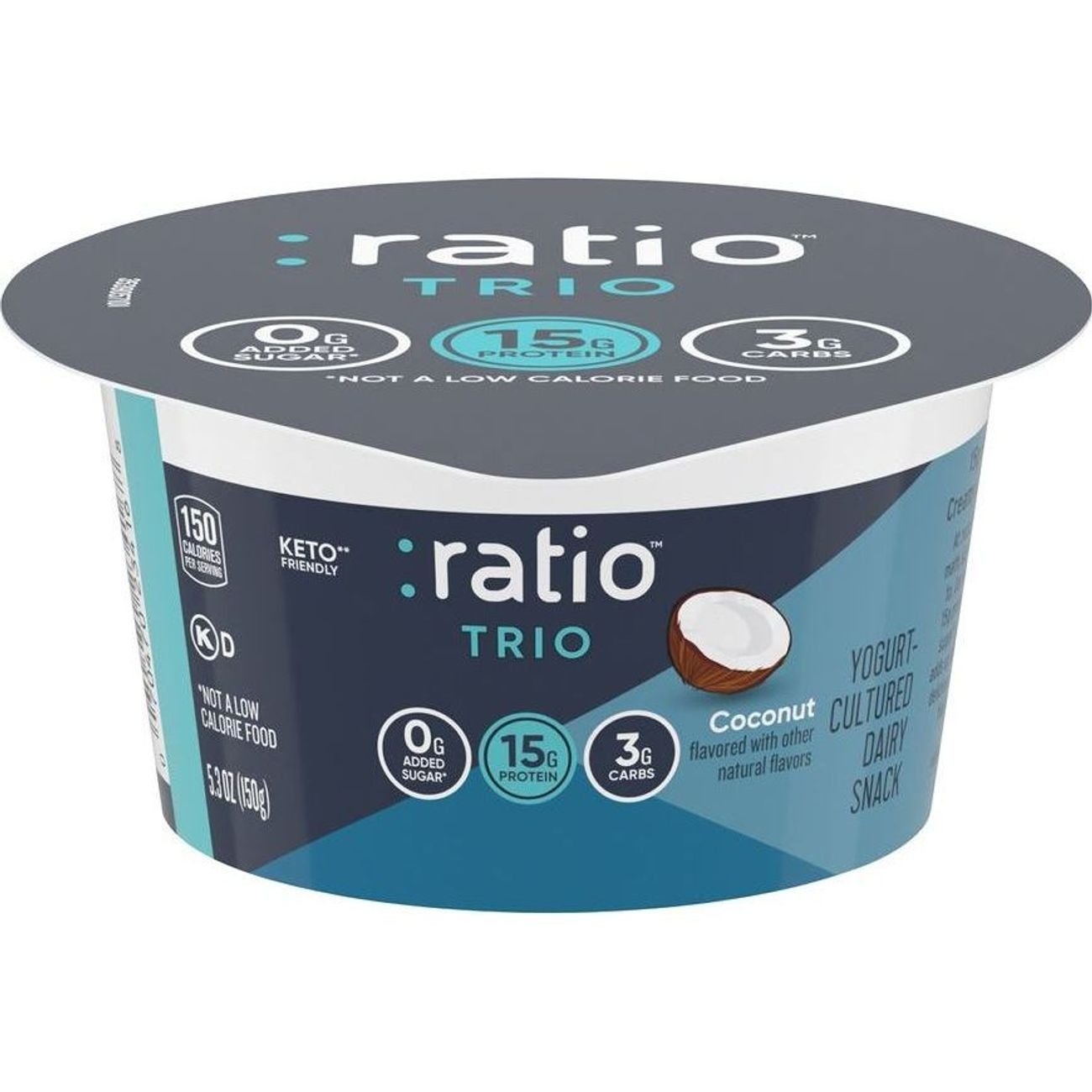 :ratio Trio 15g Protein Coconut Dairy Snack - Shop Yogurt at H-E-B