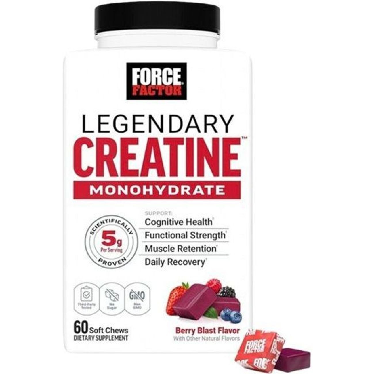 Force Factor Legendary Creatine Berry Blast 60 Count - Shop Diet ...