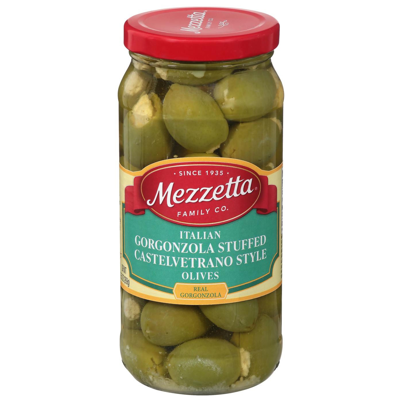 Mezzetta Italian Gorgonzola Stuffed Castelvetrano Olives - Shop Olives ...