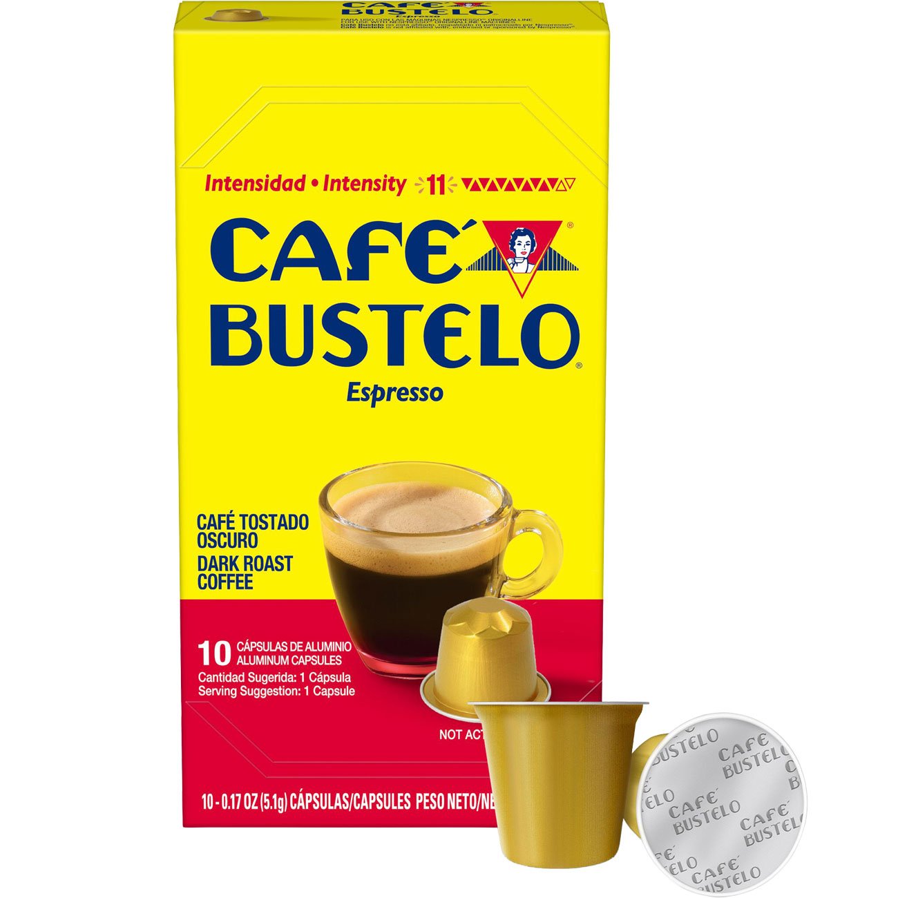 Cafe Bustelo Espresso Dark Roast Single Serve Coffee Capsules - Shop ...