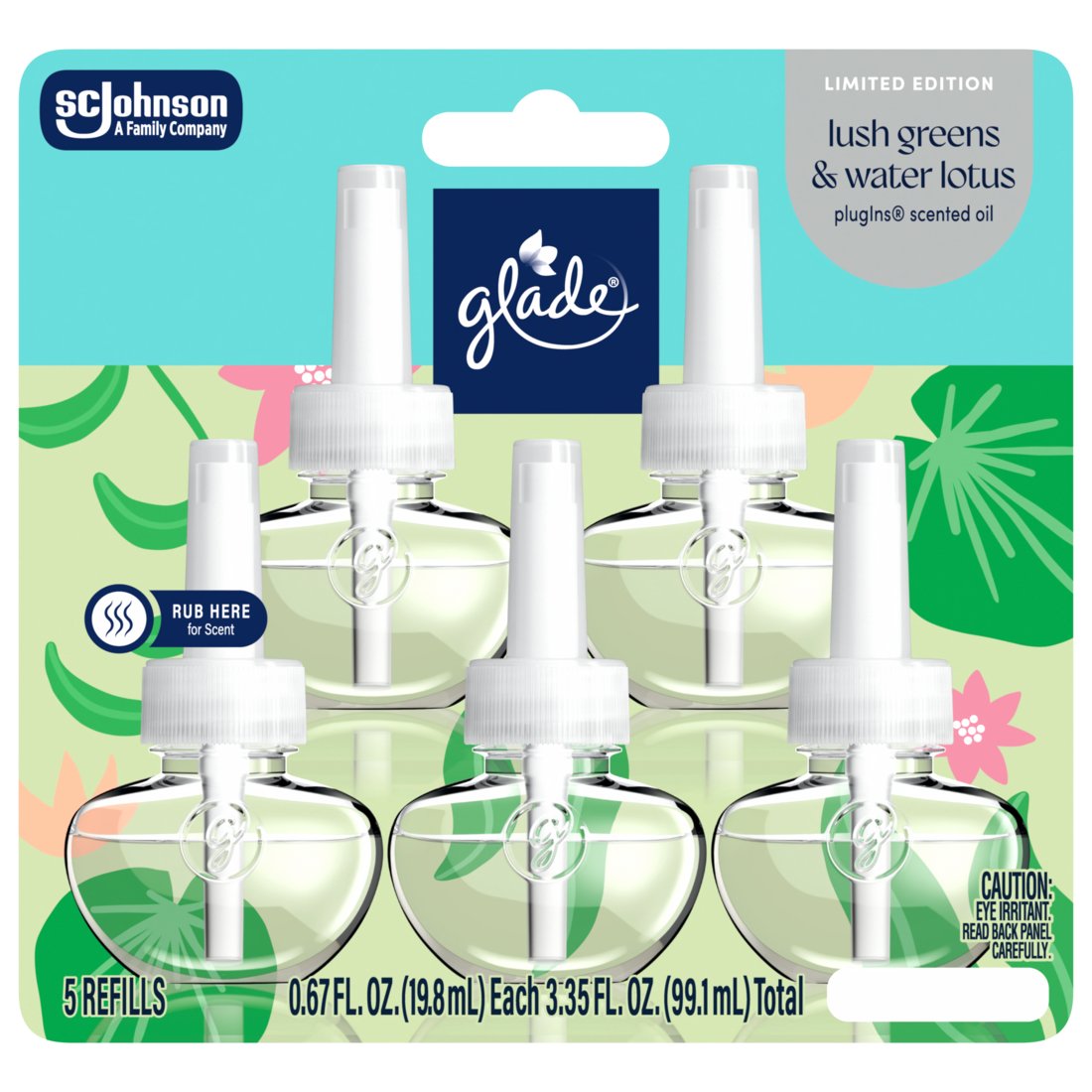 Glade PlugIn Scented Oil Refills - Lush Greens & Water Lotus - Shop ...