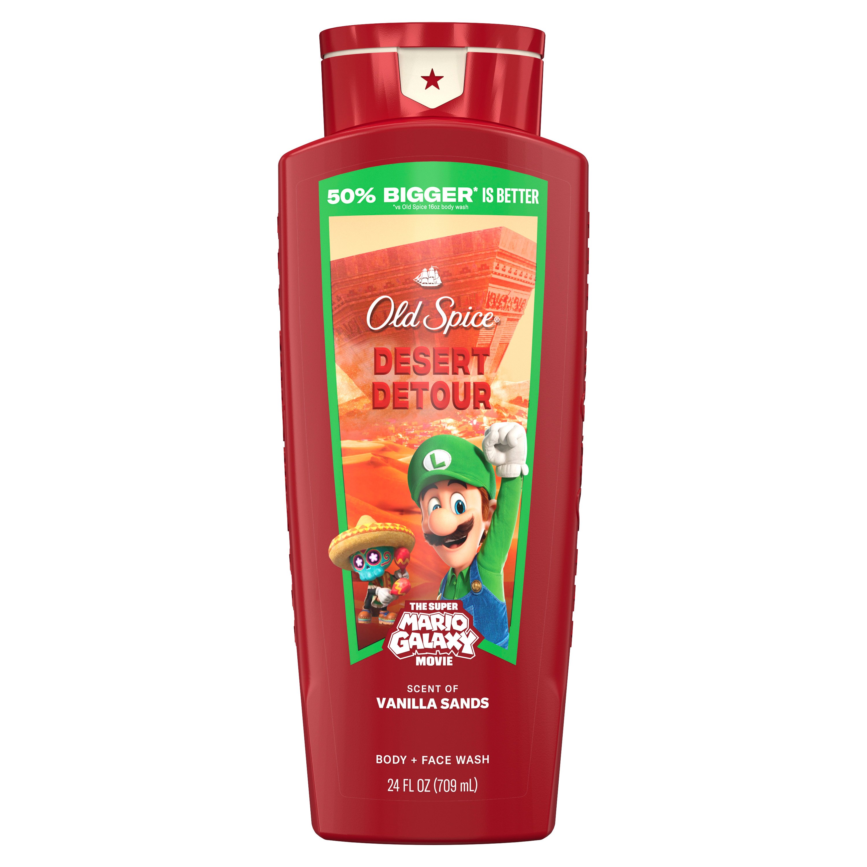 Old Spice Limited Edition Super Mario Galaxy Face & Body Wash - Desert ...