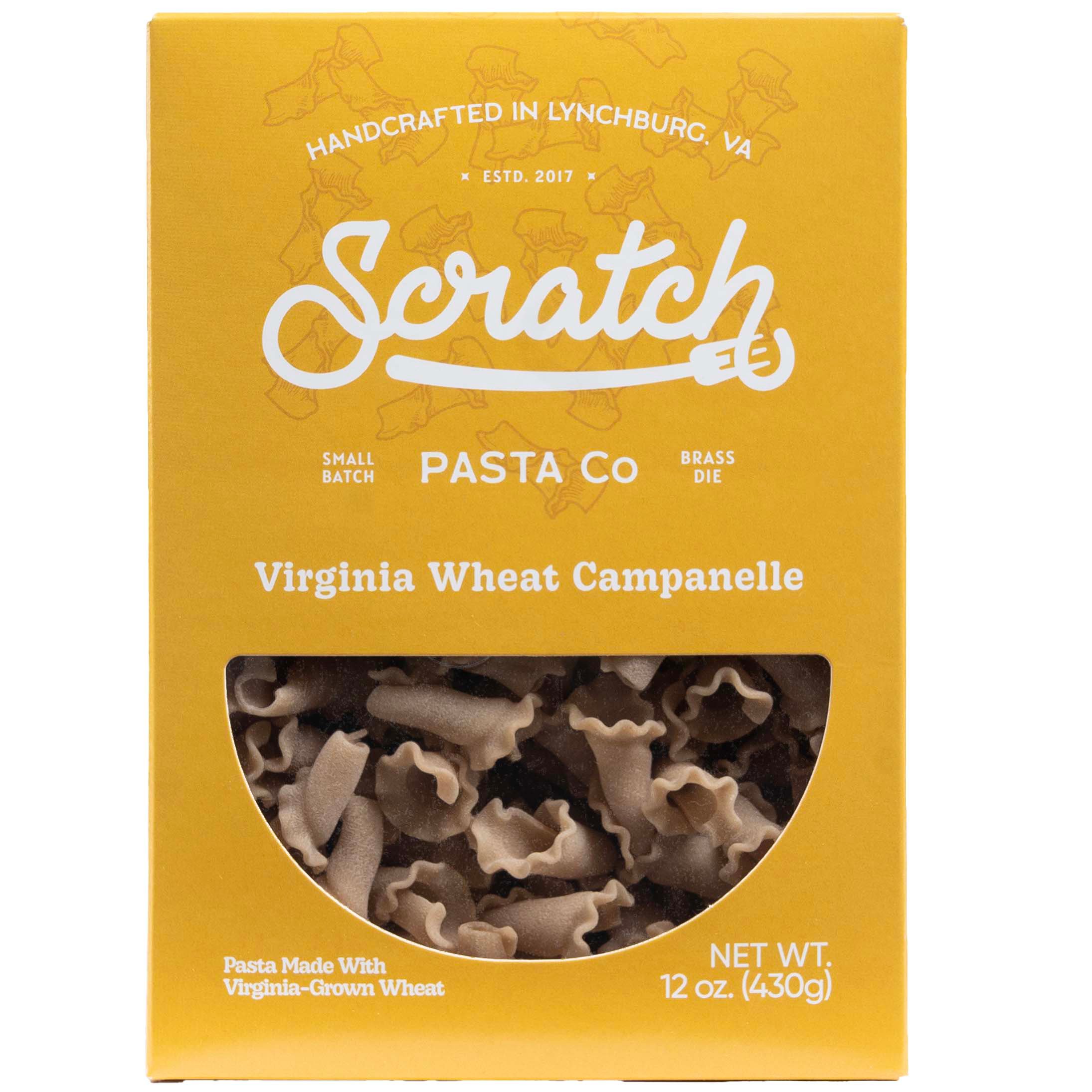 Scratch Pasta Co. Virginia Wheat Campanelle Pasta, 12 oz | Central ...
