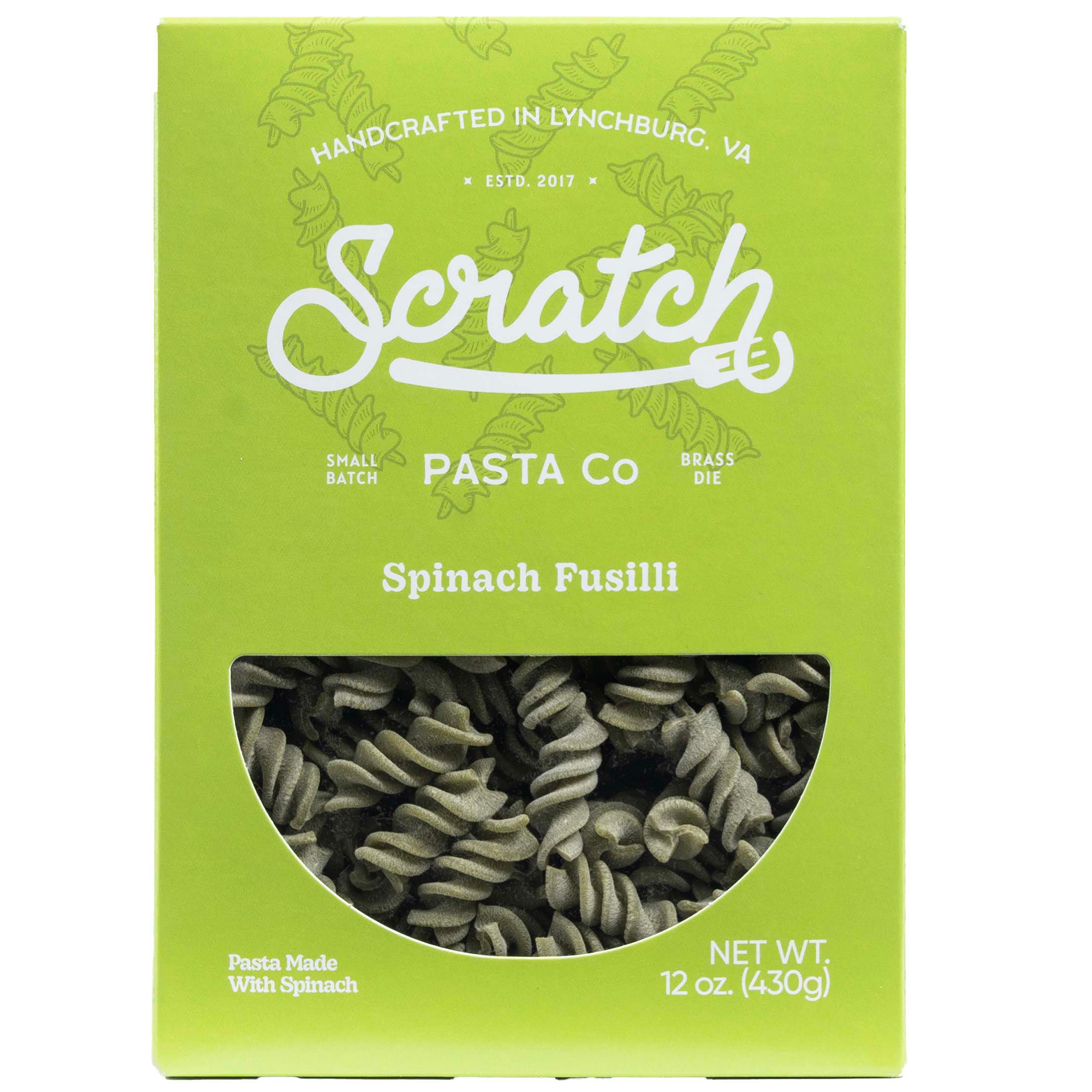Scratch Pasta Co Spinach Fusilli Pasta, 12 oz | Central Market - Really ...