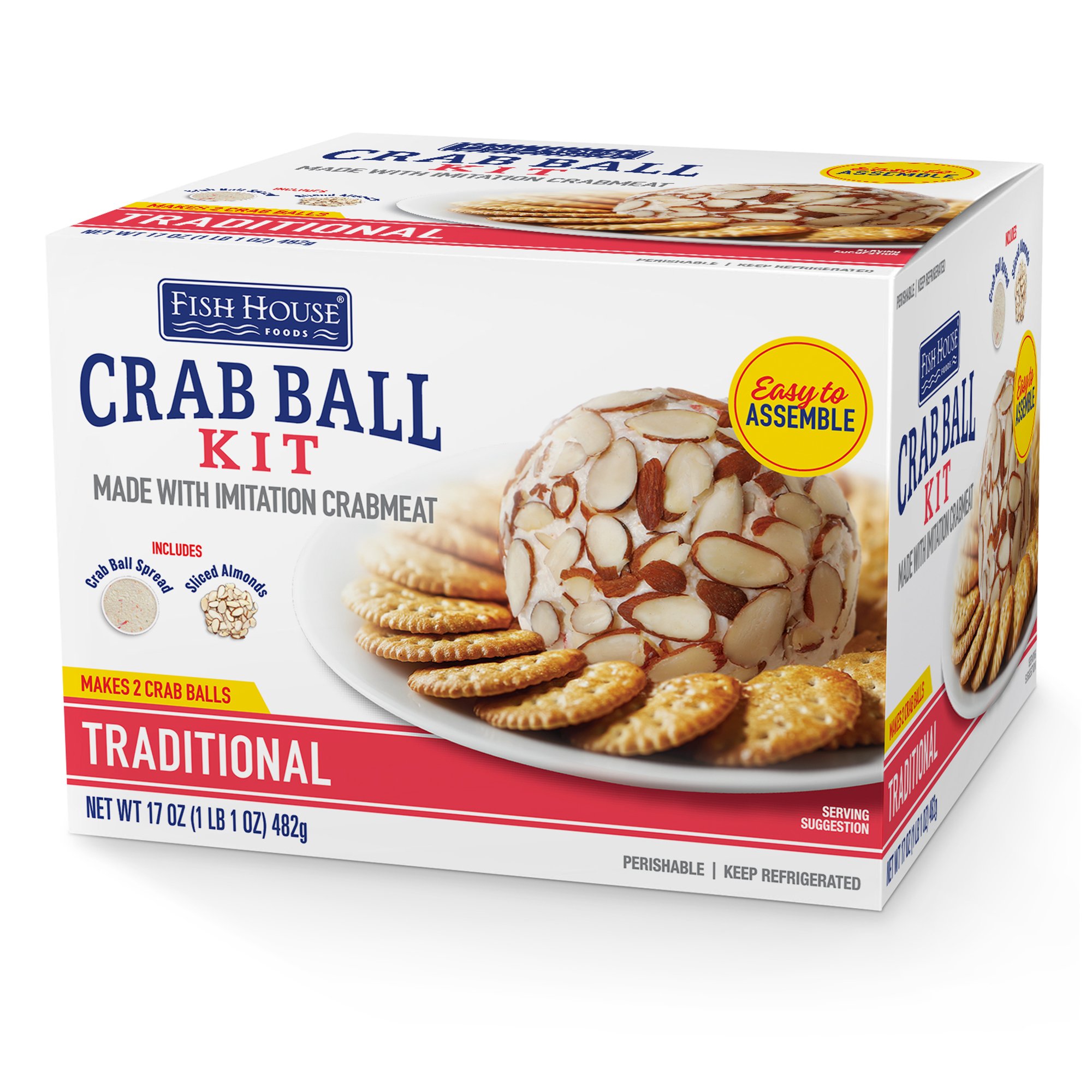 Fish House Foods Traditional Crab Ball Kit - Shop Shrimp & shellfish at ...