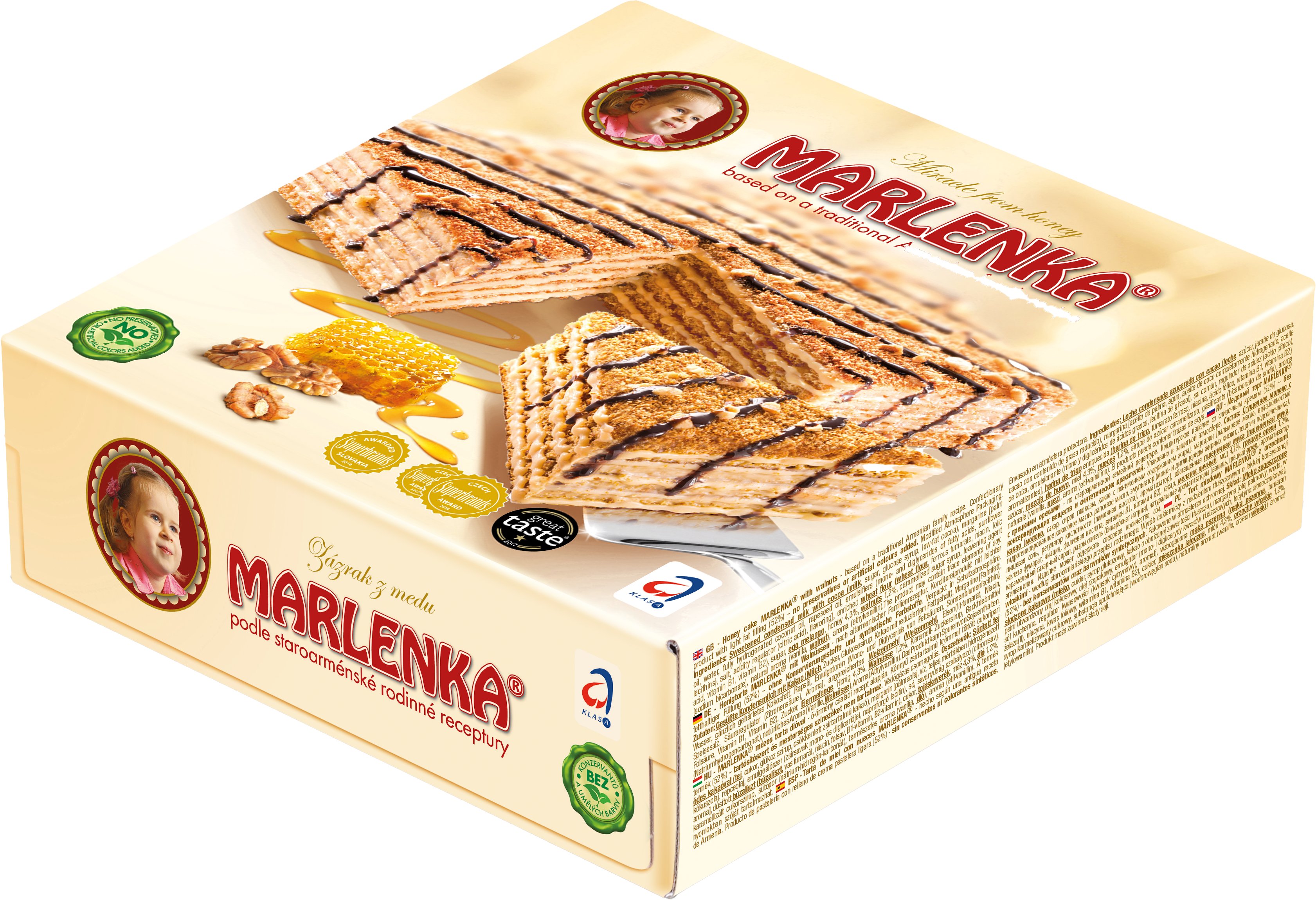 Marlenka Honey Cake With Walnuts, 3.53OZ | Central Market - Really Into ...