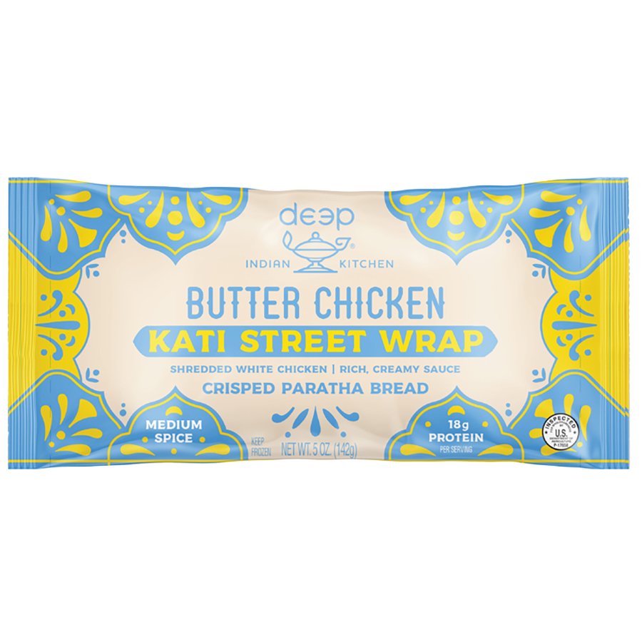 Deep Indian Kitchen 18g Protein Butter Chicken Kati Street Wrap - Shop ...