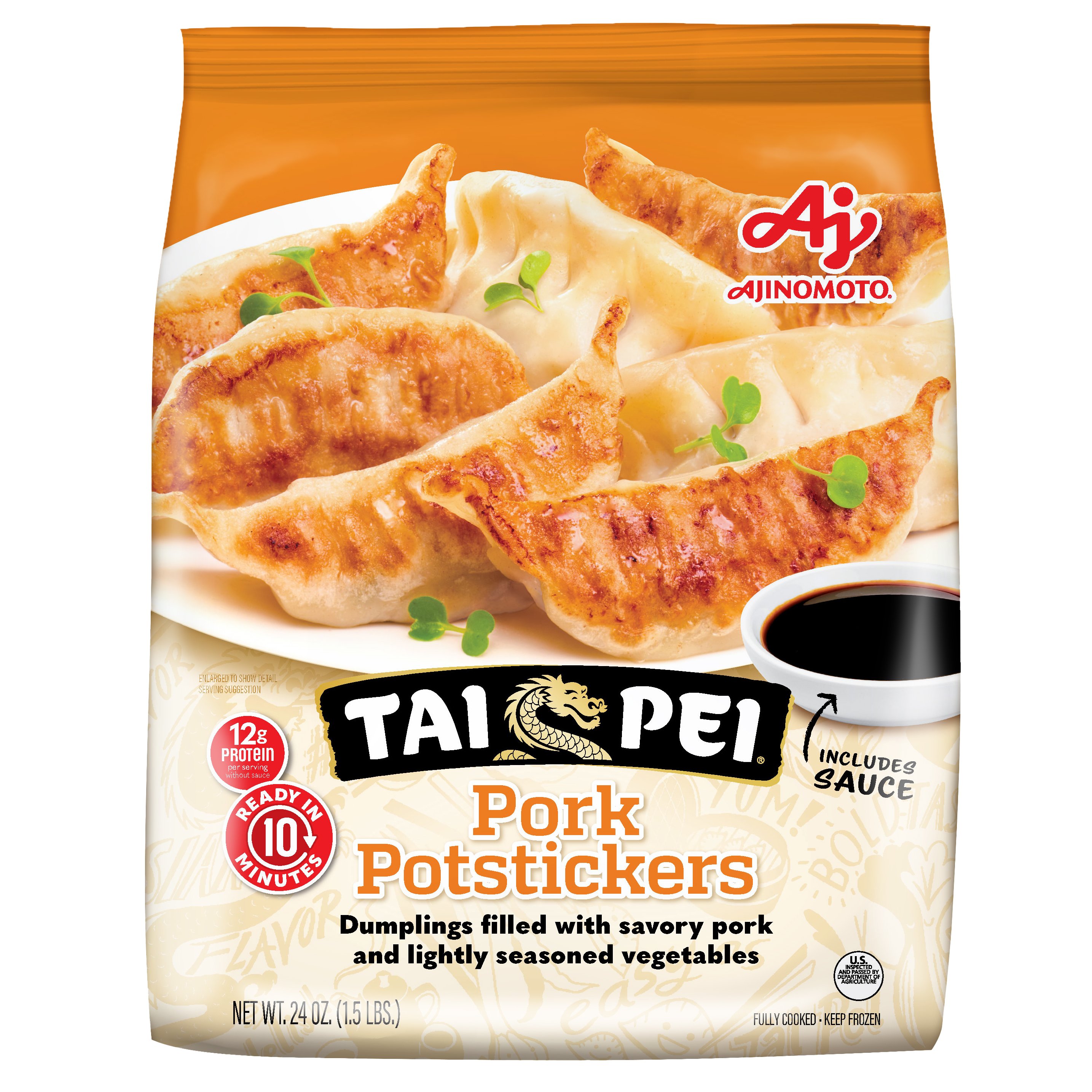 Tai Pei Pork Potstickers - Shop Appetizers at H-E-B