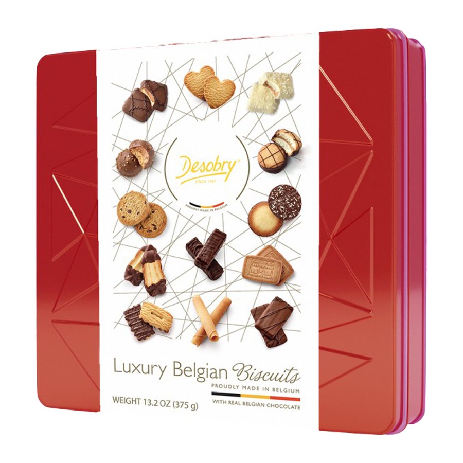 Desobry Luxury Belgian Biscuits Tin, 13.2 oz | Central Market - Really ...