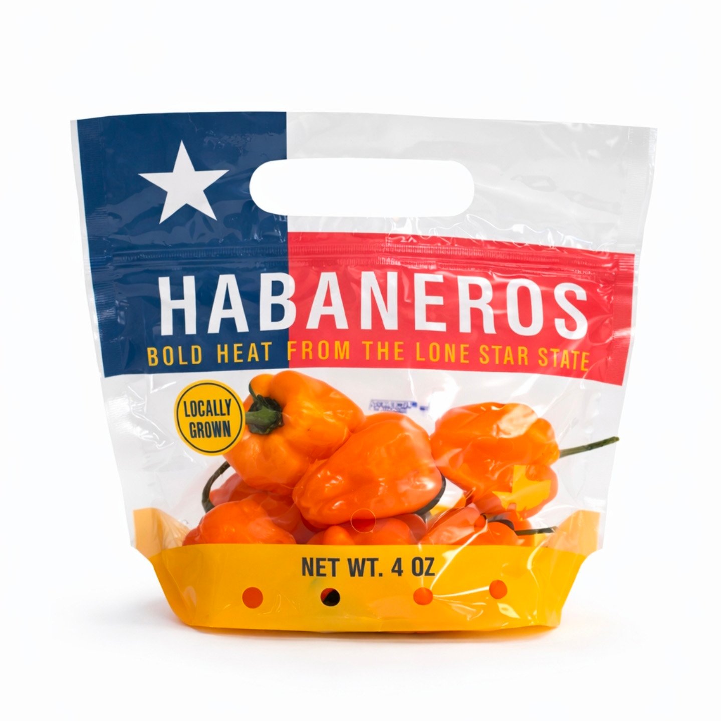 Fresh Texas Grown Habanero Peppers Bag - Shop Peppers at H-E-B