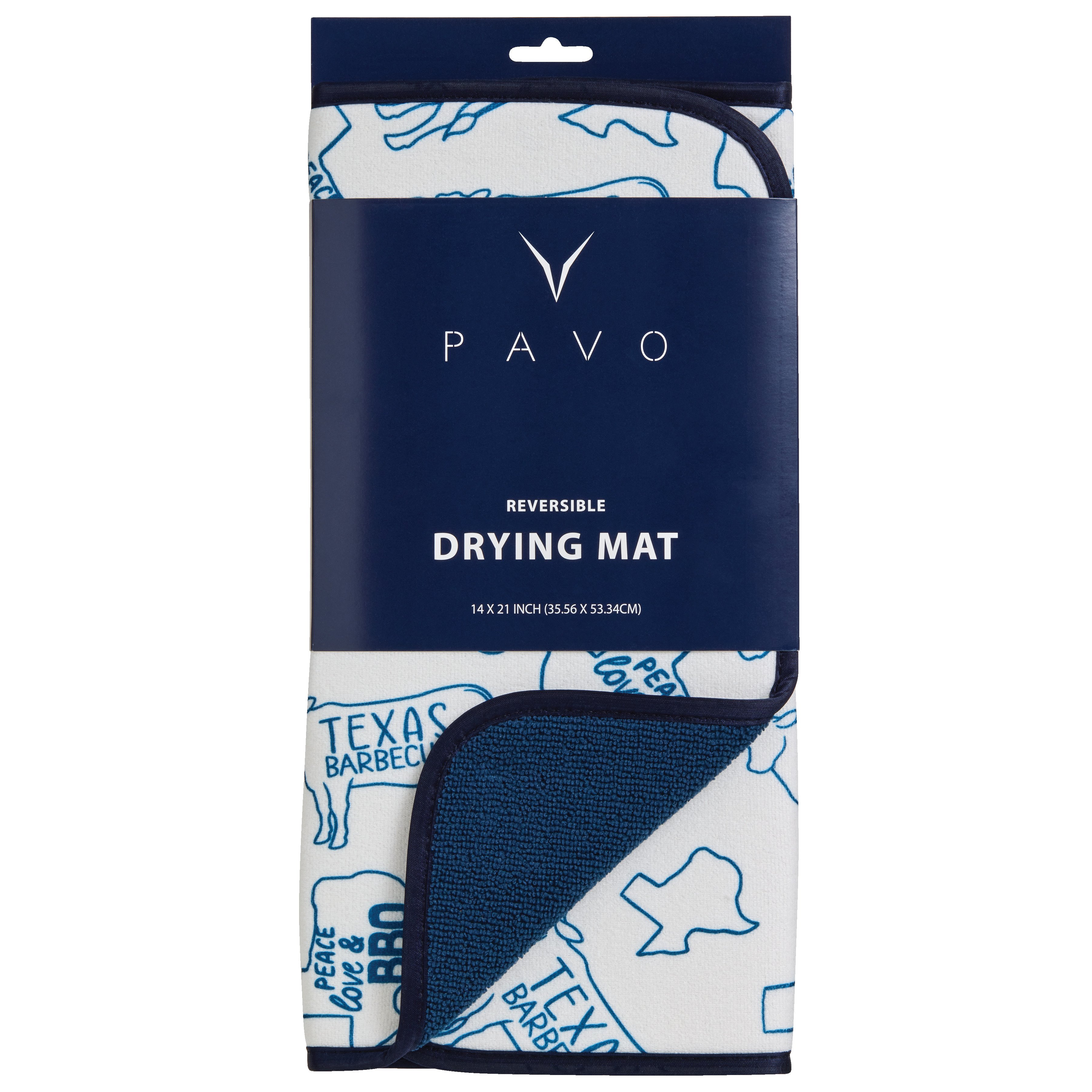 PAVO Reversible Drying Mat - Texas Barbecue - Shop Kitchen linens at H-E-B
