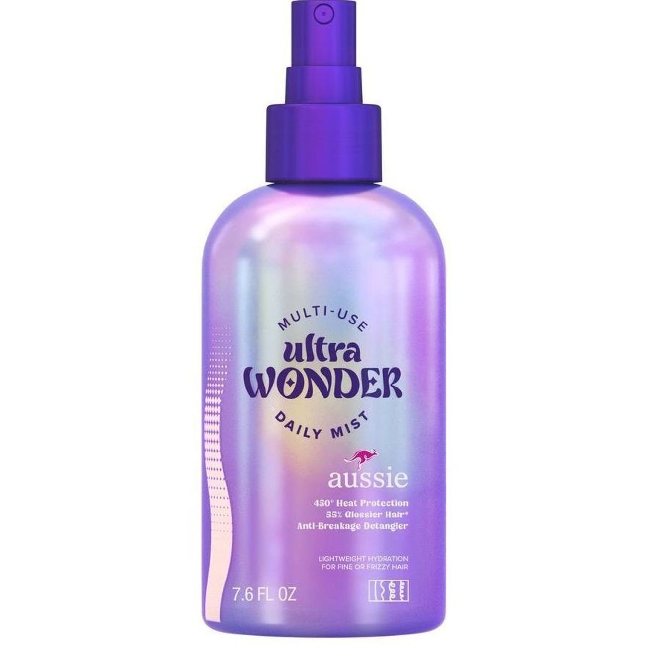 Aussie Ultra Wonder Multi-Use Daily Mist Heat Protection & Detangler ...