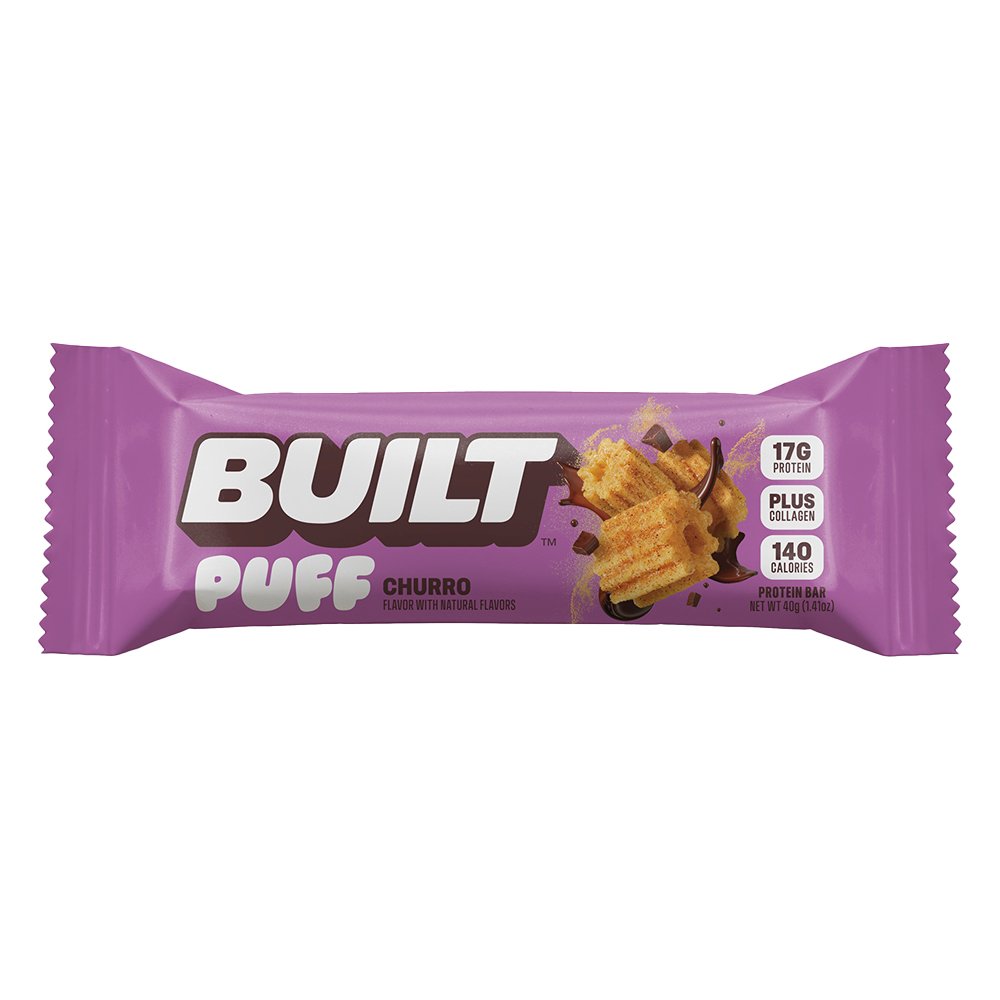 BUILT Built Puff Churro - 17g Protein Bar - Shop Granola & snack bars ...