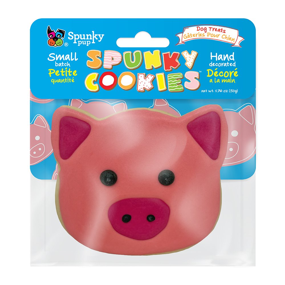 Spunky Pup Cookie XL Dog Treat - Pig - Shop Biscuits at H-E-B
