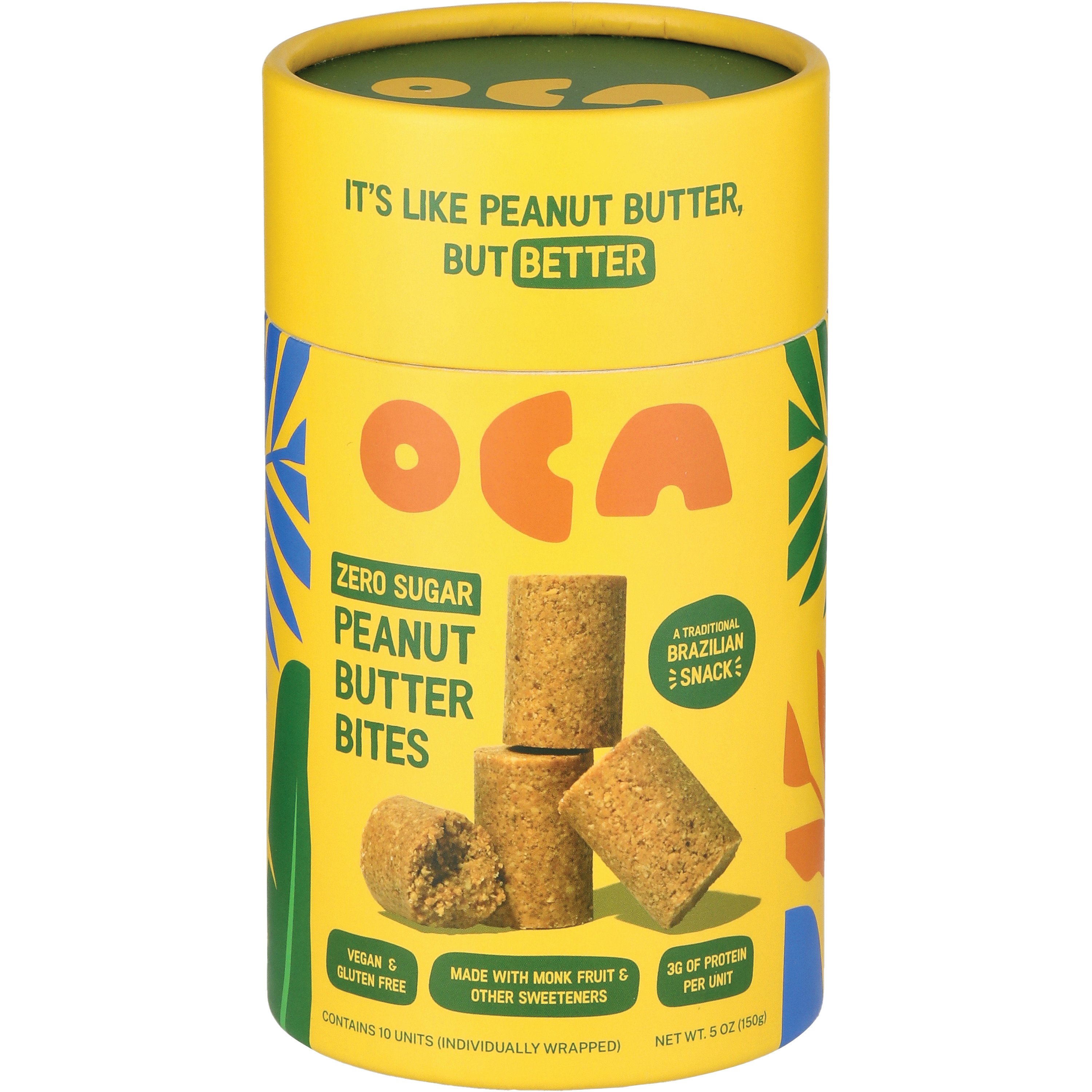 Oca Zero Sugar Peanut Butter Bites - Shop Granola & snack bars at H-E-B