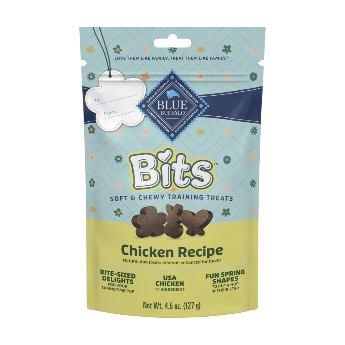 Blue Buffalo Springtime Bits Soft & Chewy Training Treats - Chicken ...