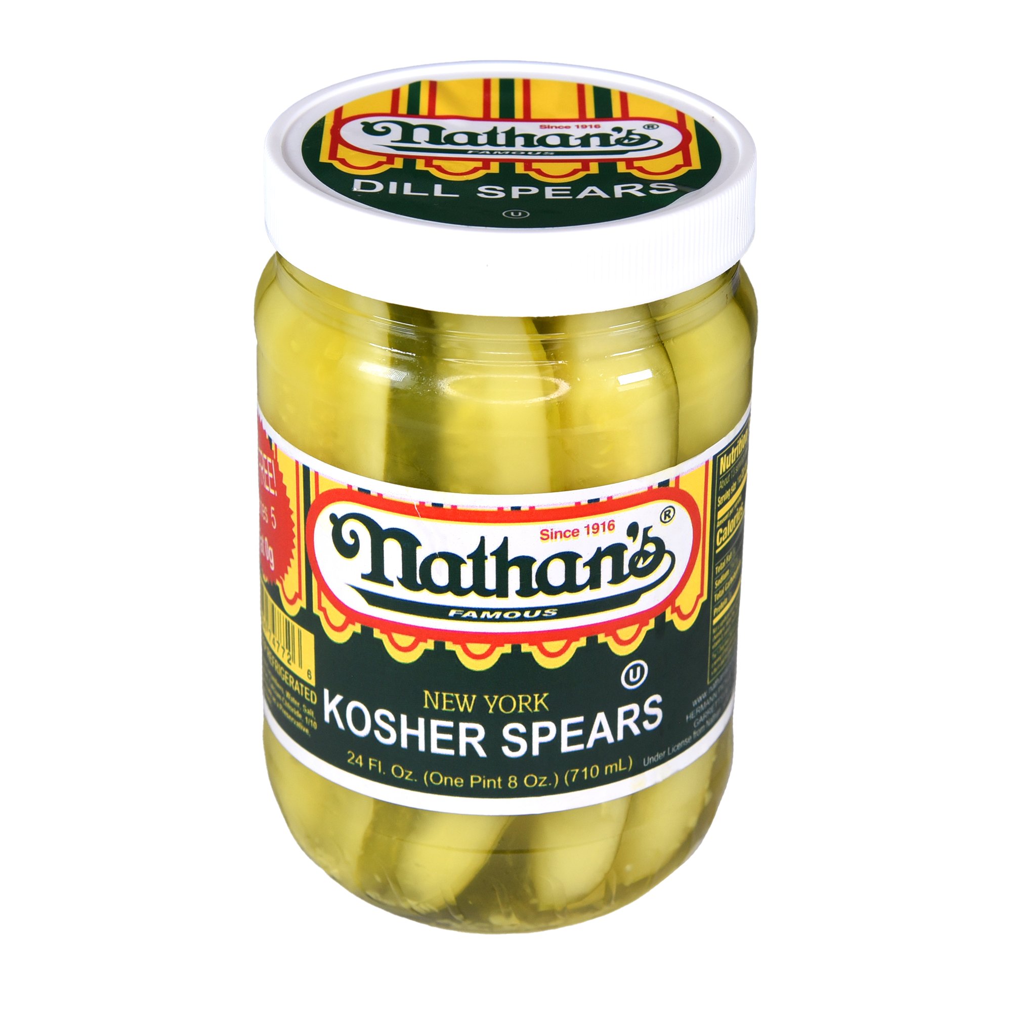 Nathan's Kosher New York Pickle Spears - Shop Pickles & cucumber at H-E-B